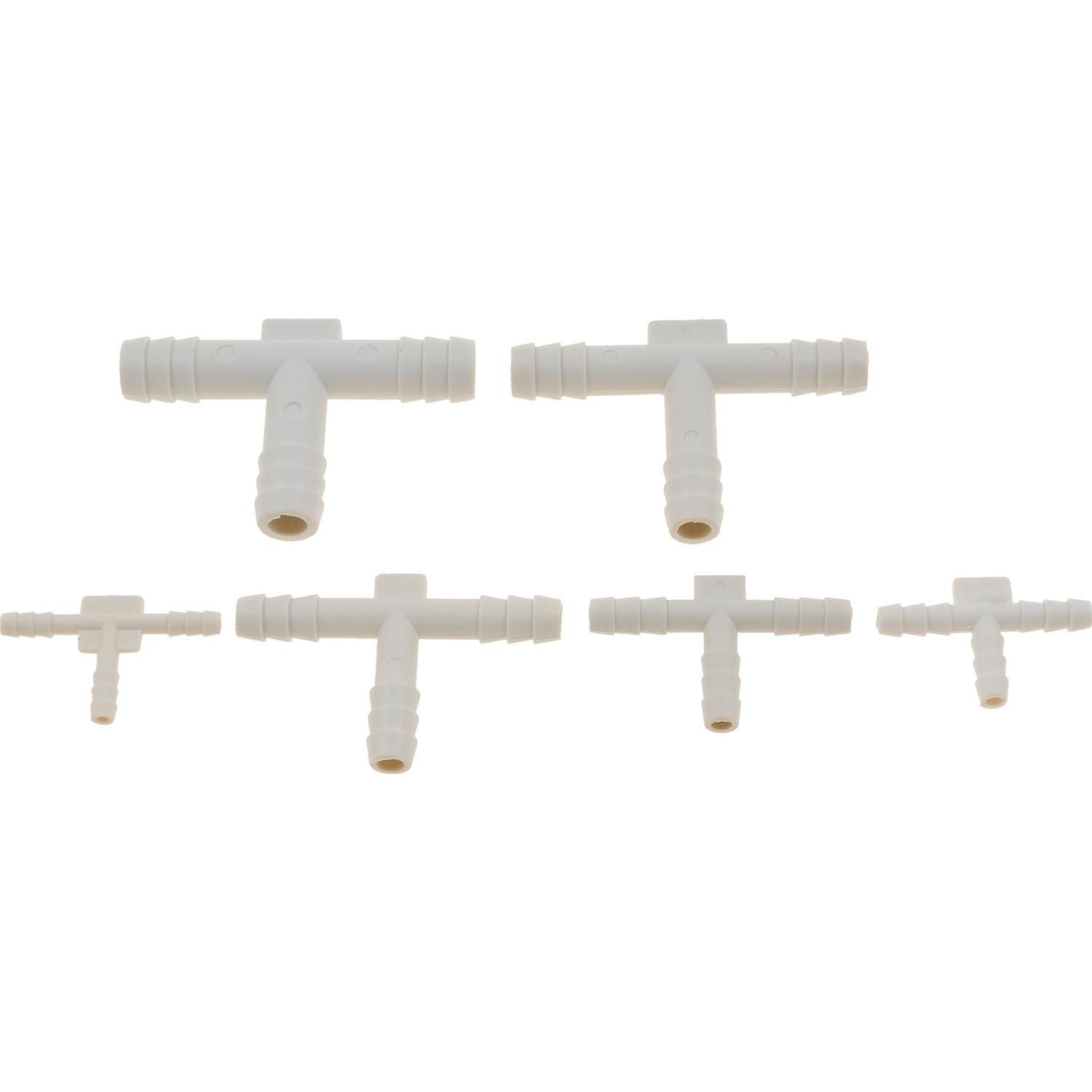 Dorman - Autograde White Hard Vacuum Tubing Tee Connector Assortment 12 ...