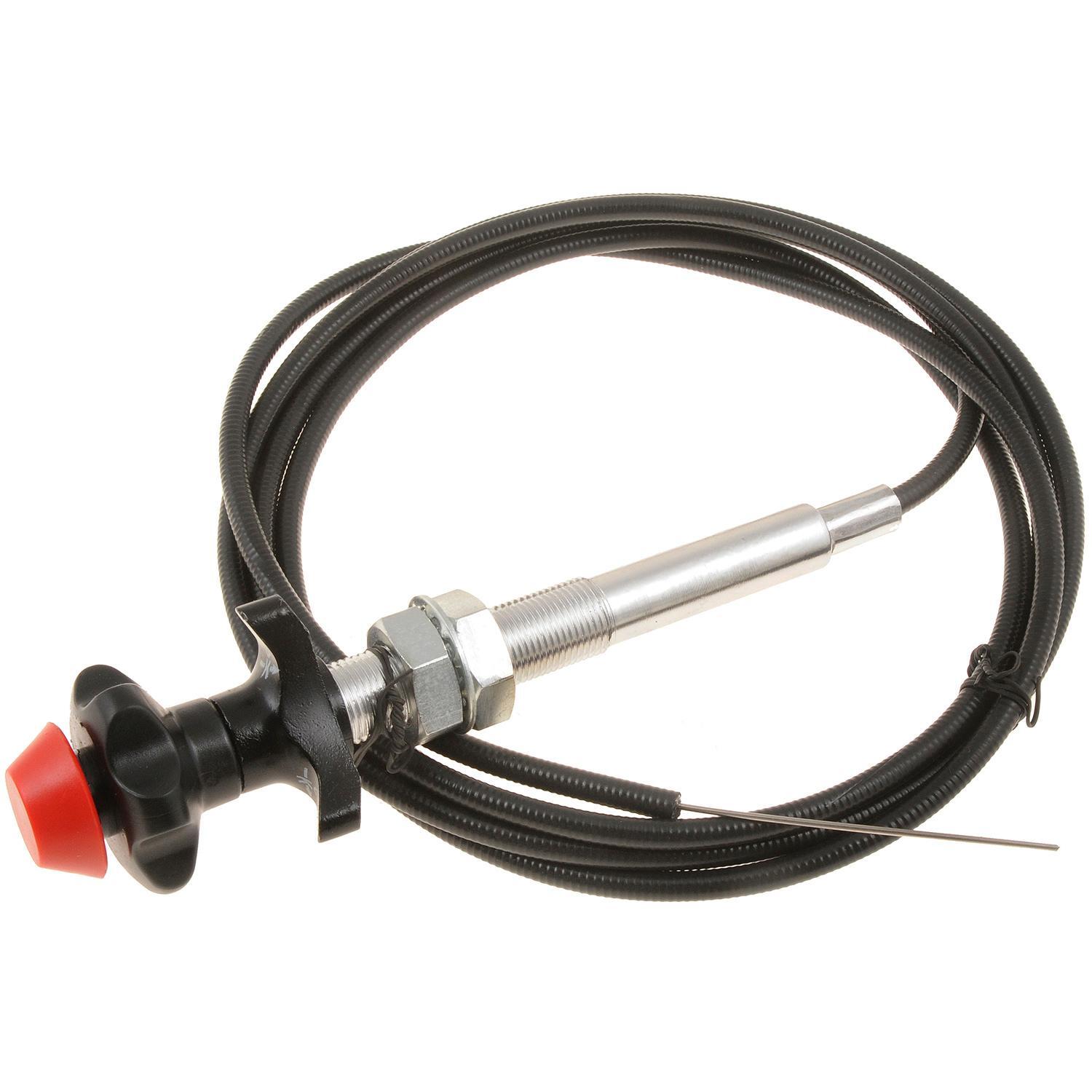 Dorman - HELP 10ft Control Cables with Black 2in Knob
