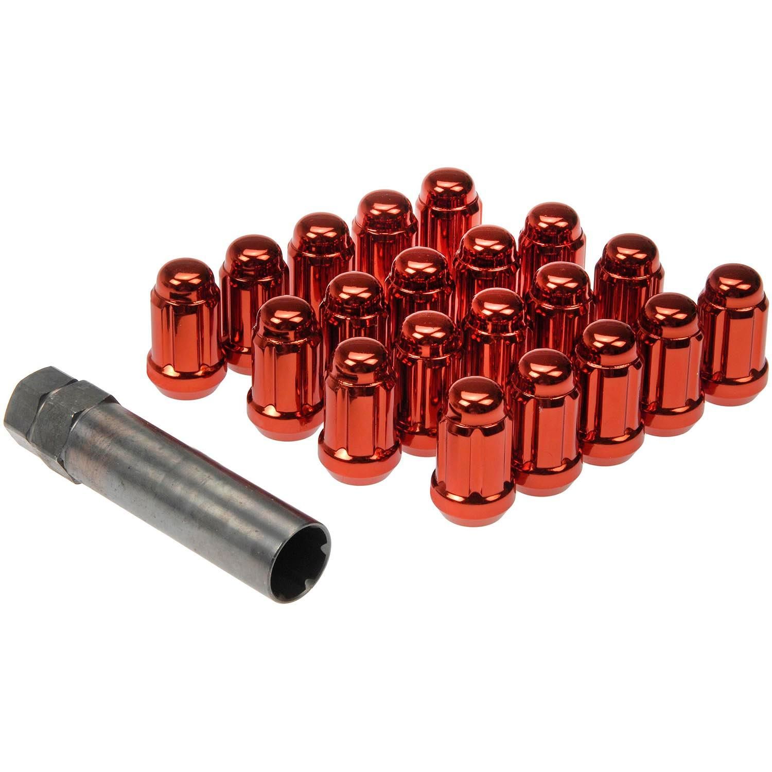 Red lug nuts autozone store