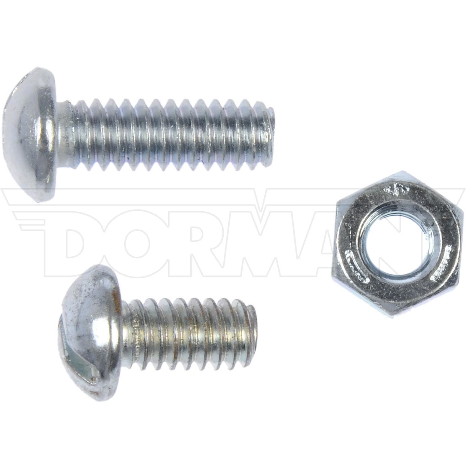Dorman 1/4in-20 X 1/2in X 3/4in Machine Screw With Nuts 12 Piece Dorman 1/4in-20 X 1/2in X 3/4in Machine Screw With Nuts 12 Piece