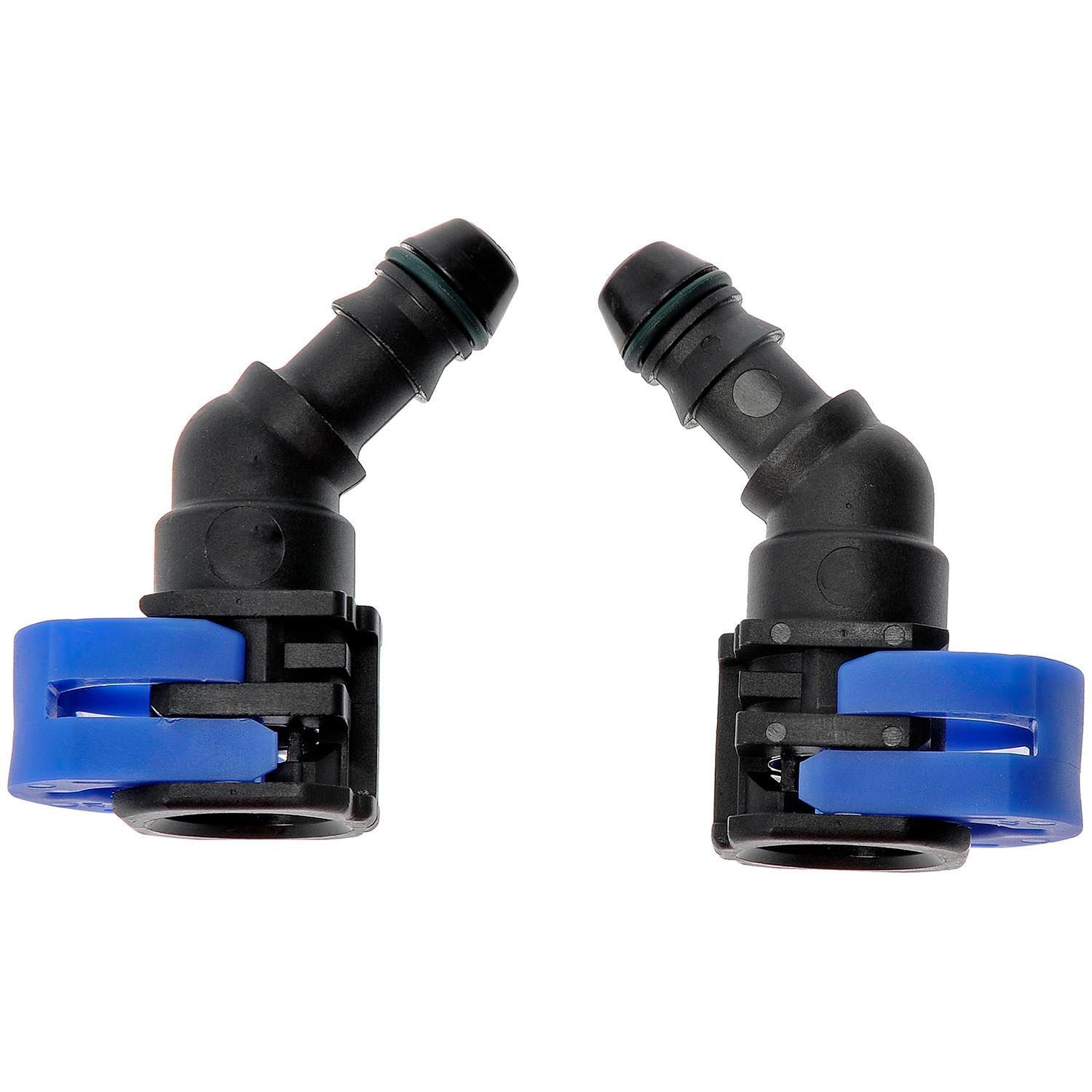 Dorman - OE Solutions 3/8in Fuel Line Connector, Elbow 45 to 3/8in Barbed