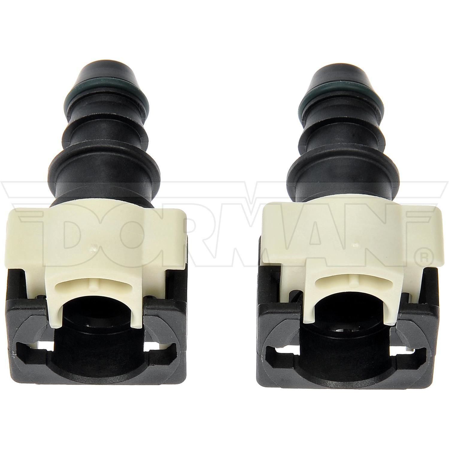 Dorman - OE Solutions 12mm Fuel Line Connector, Straight to 1/2in Barbed