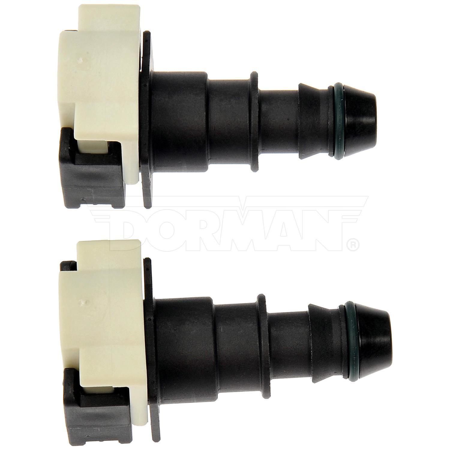 Dorman - OE Solutions 12mm Fuel Line Connector, Straight to 1/2in Barbed