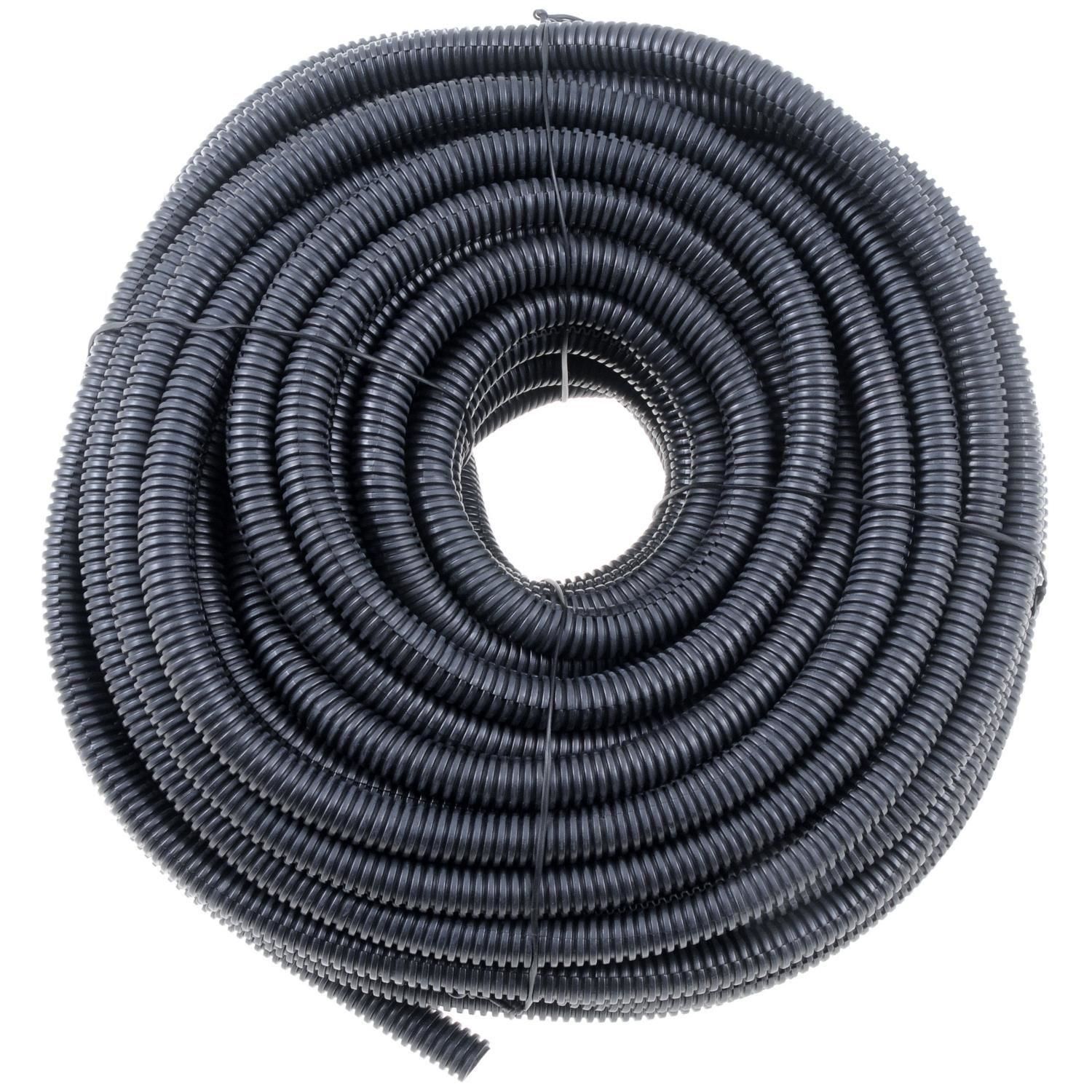Dorman Black 3/8in x 100ft Flex Split Wire Conduit