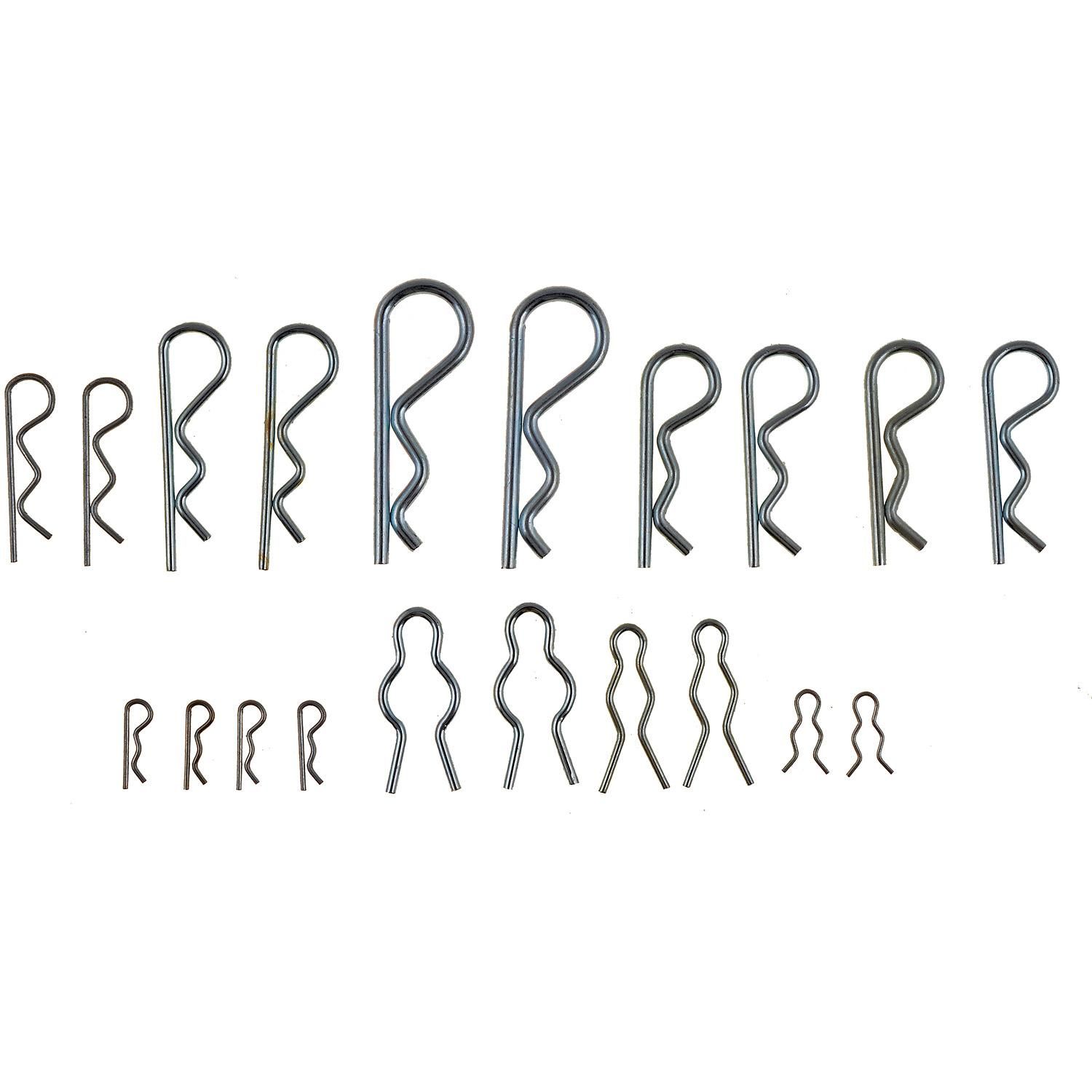 Dorman - HELP 1/8in to 1/4in Universal Hair Pin Clip Assortment 6 Pack