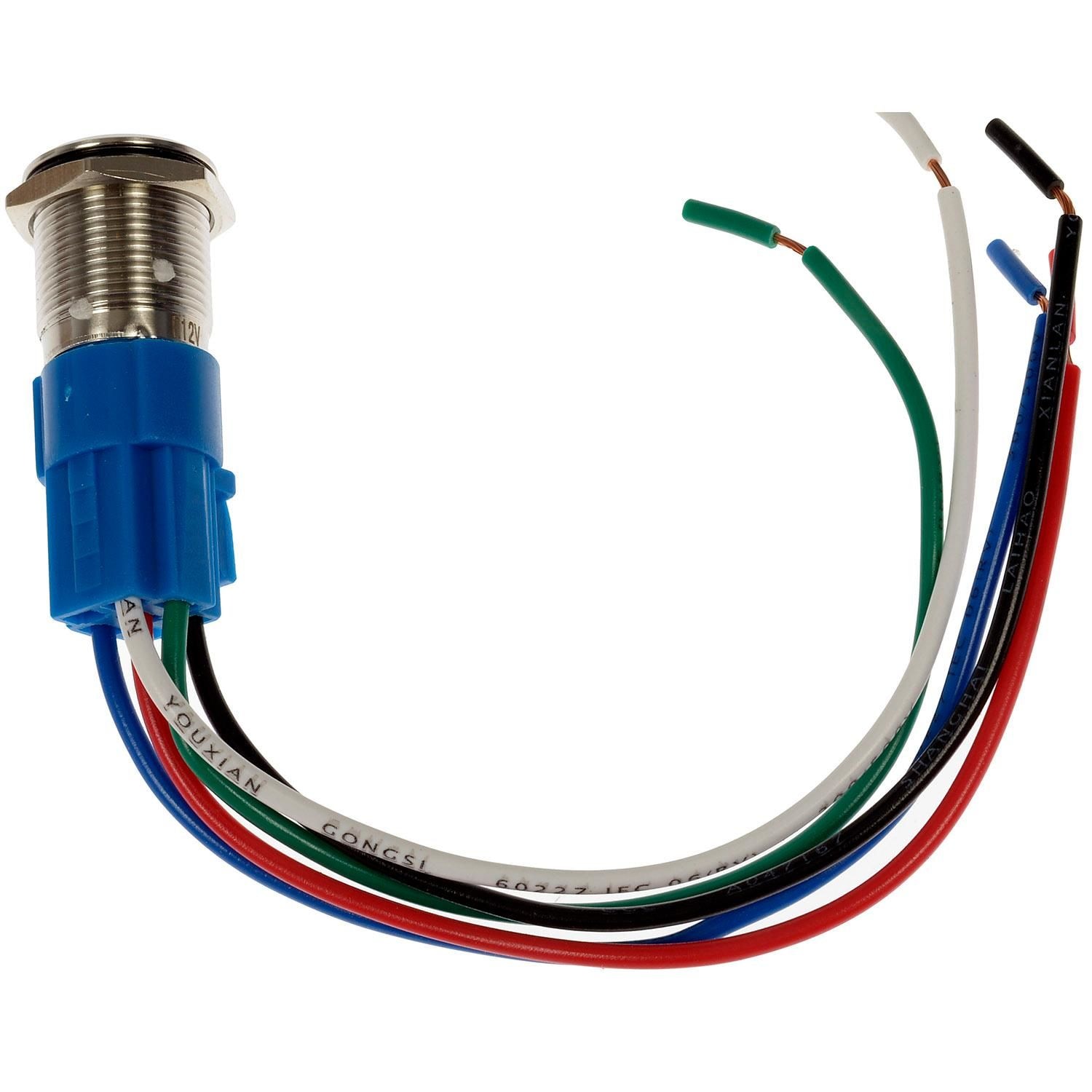 Dorman - Conduct-Tite Red Push Button Switch
