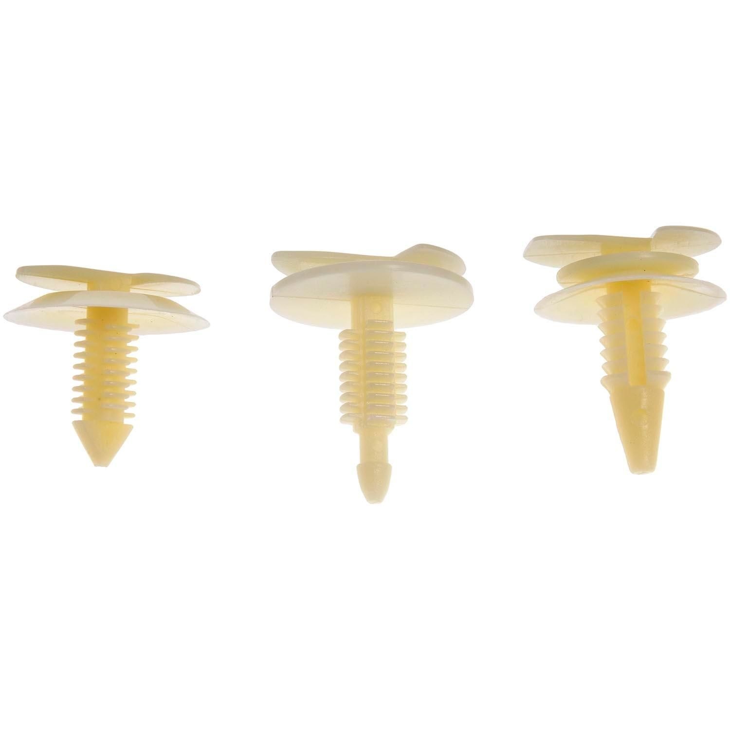 Dorman White Interior Assorted Push Panel Retainer Pack 6 Piece
