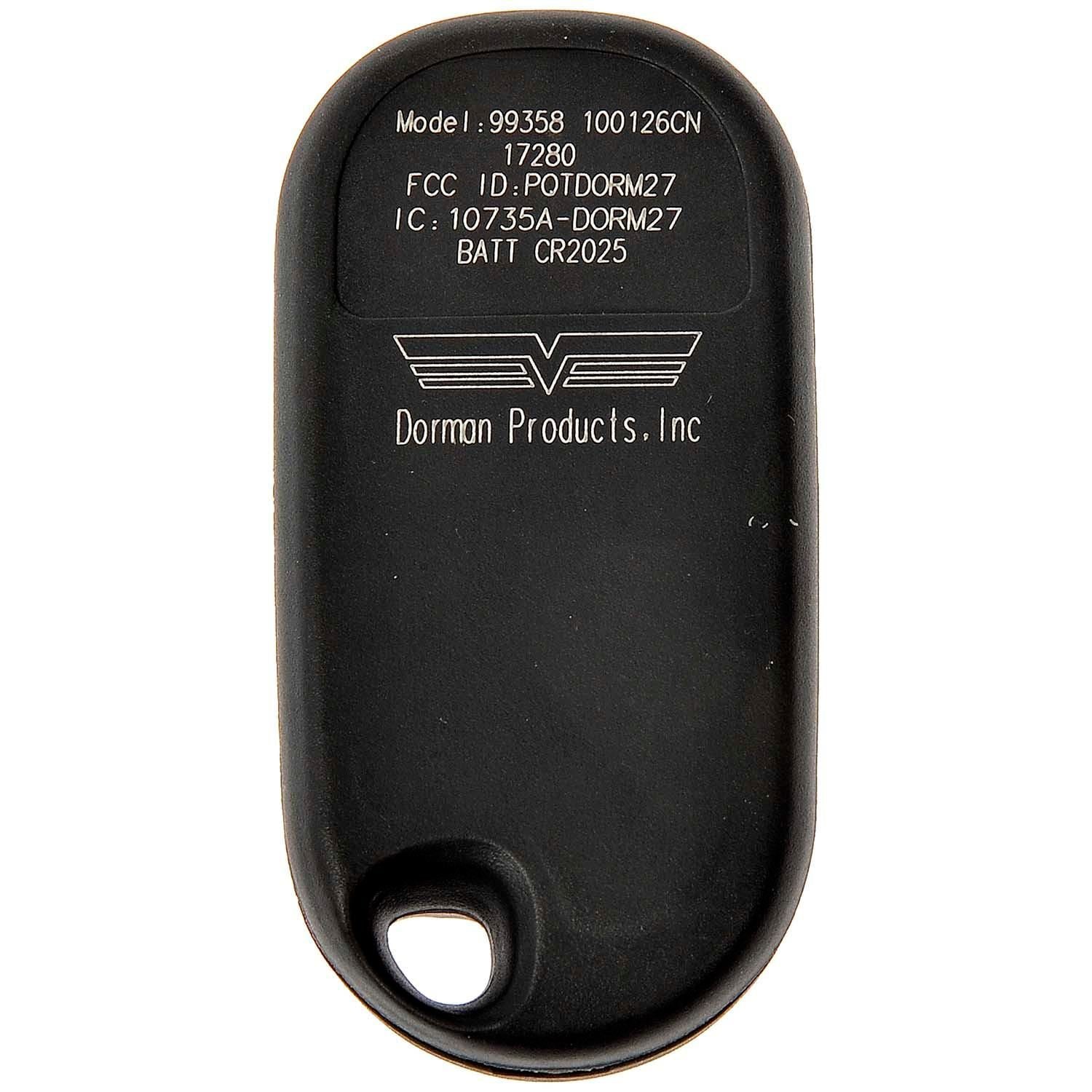 Dorman Keyless Entry Transmitter 99358