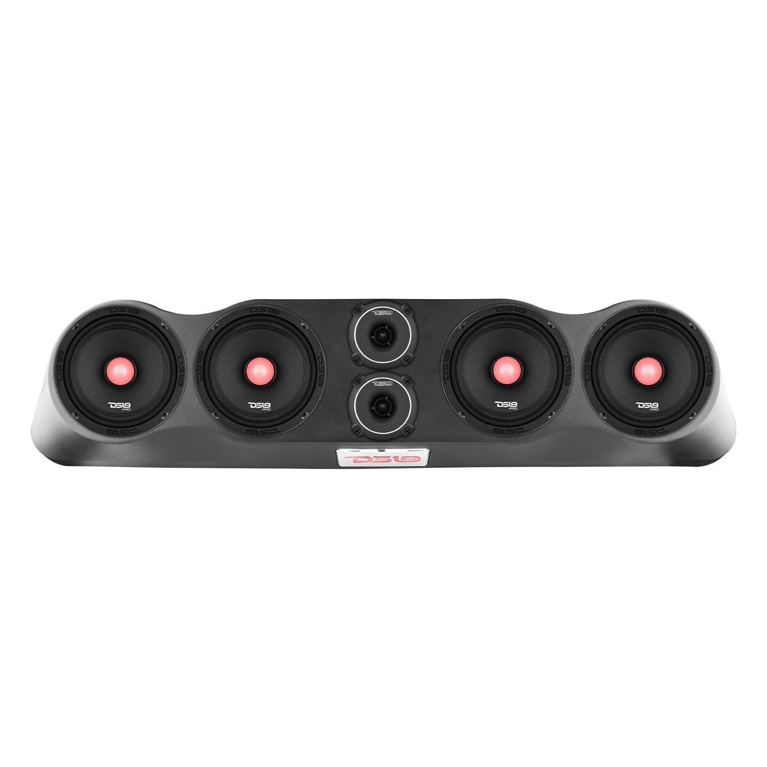 DS18 4 x 6 1/2in and 2 x 3in Tweeters 35in Speaker Enclosure