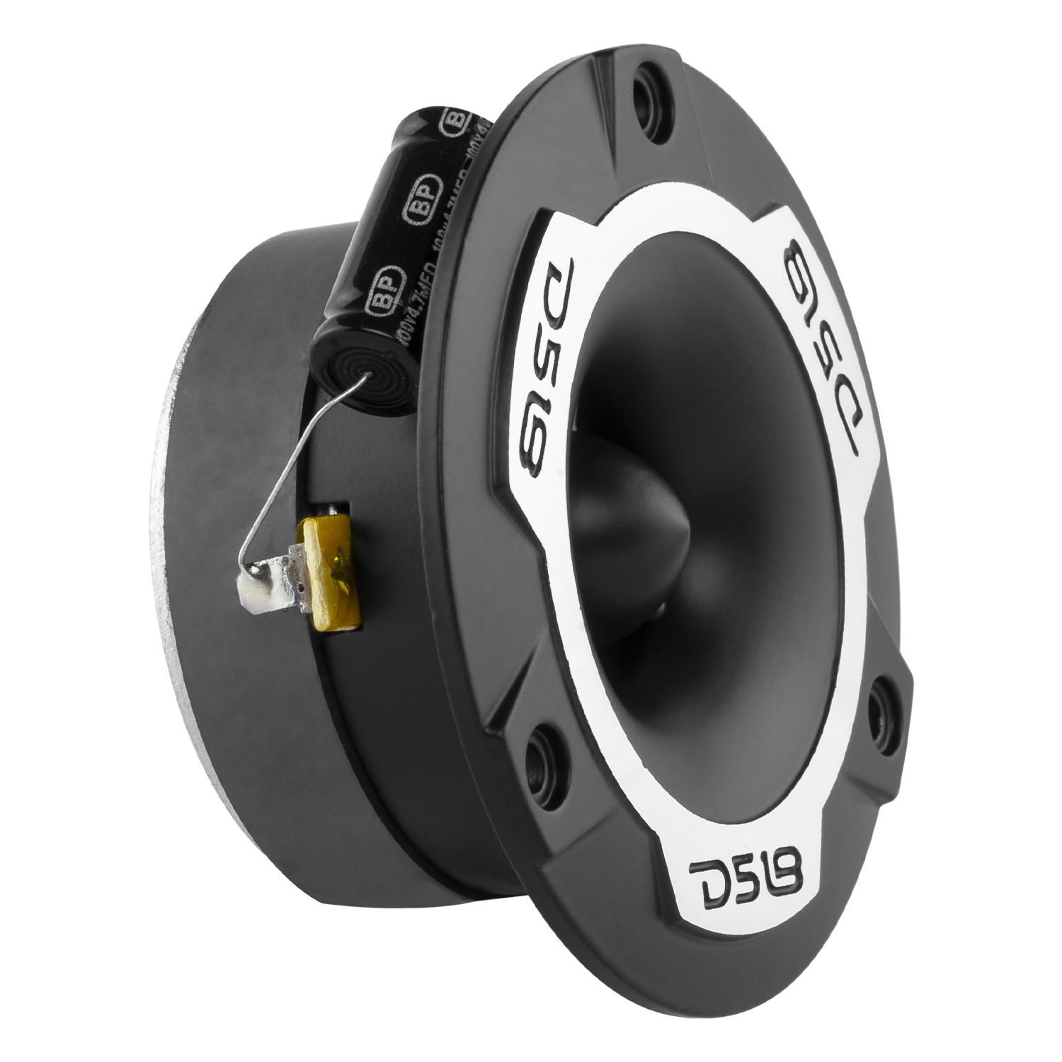 DS18 3.8in Super Bullet Tweeter 120 Watts 1in Aluminum 4 Ohm Vc