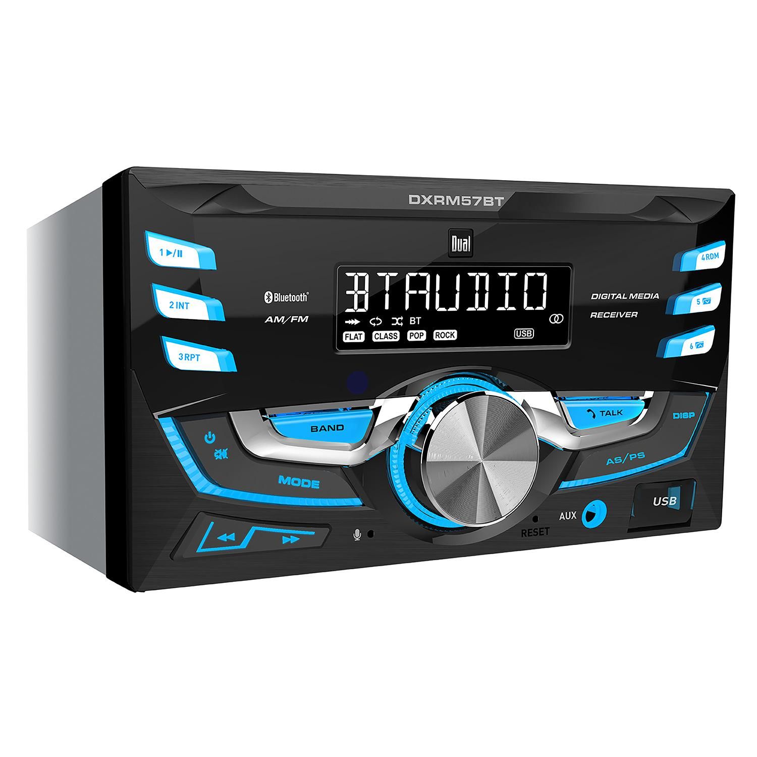 Dual Electronics 7 Character LCD Digital Media Receiver with Bluetooth