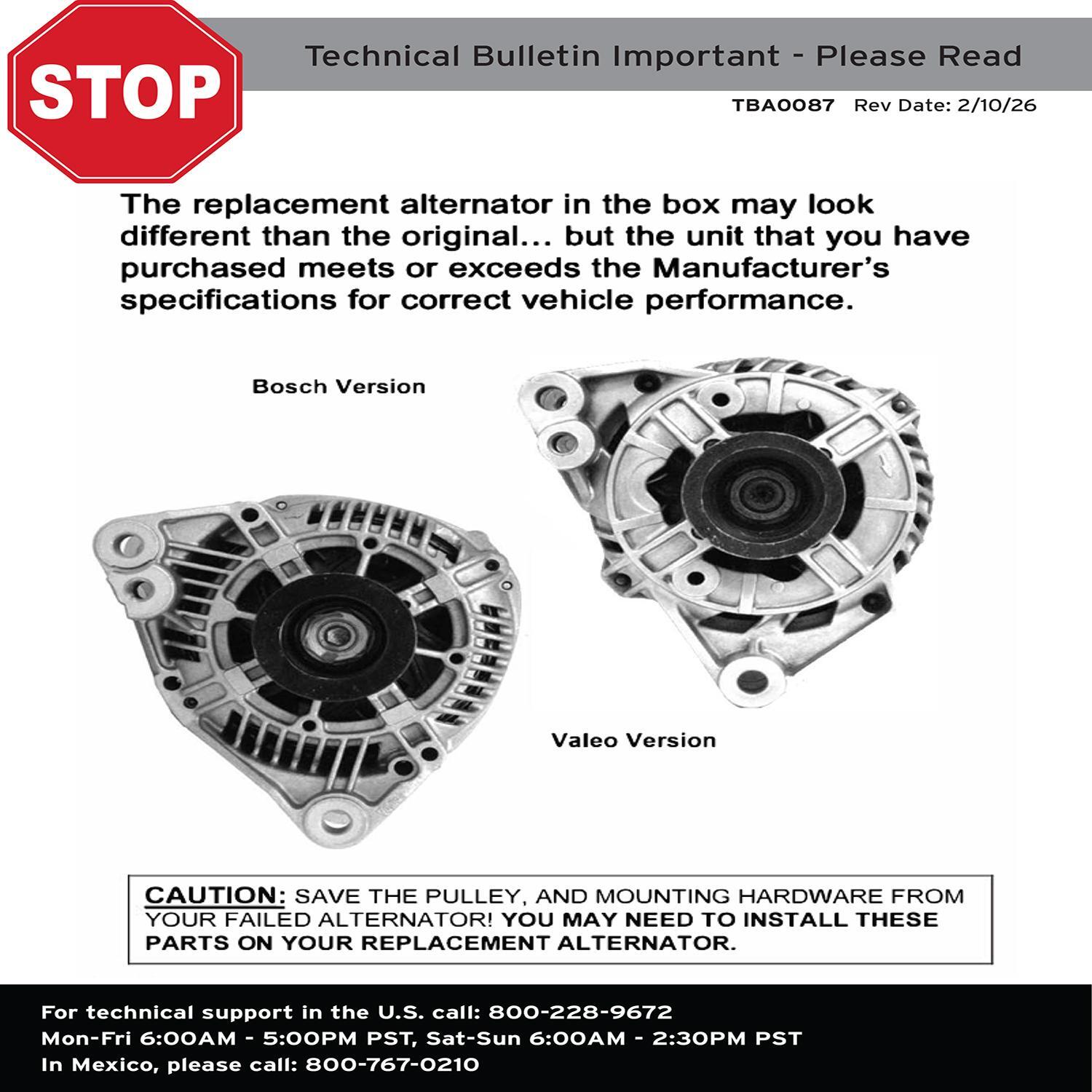 Duralast Alternator 13311