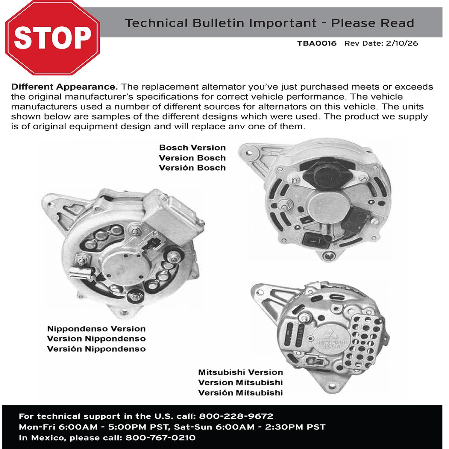 Duralast Agricultural Alternator