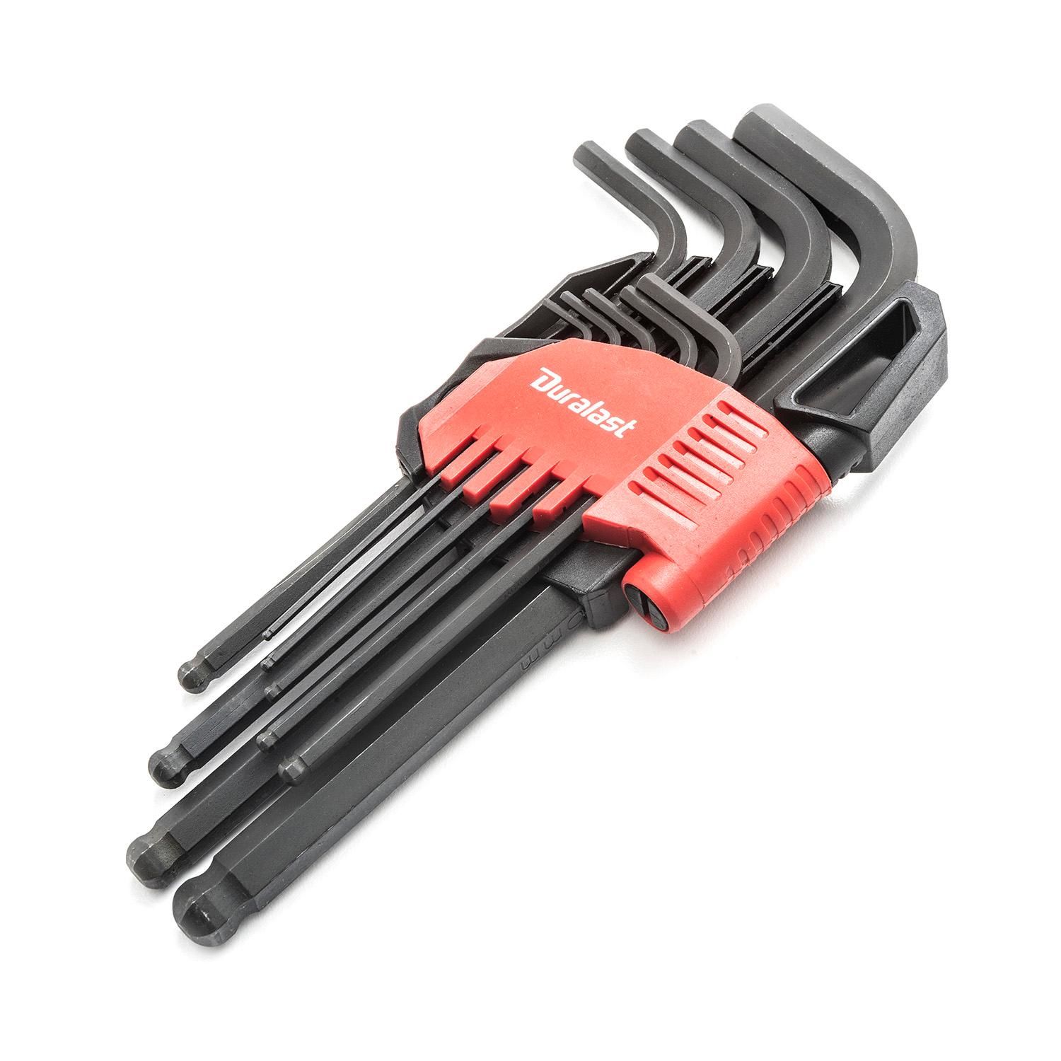 Duralast Long Arm Hex Key Set 9 Piece