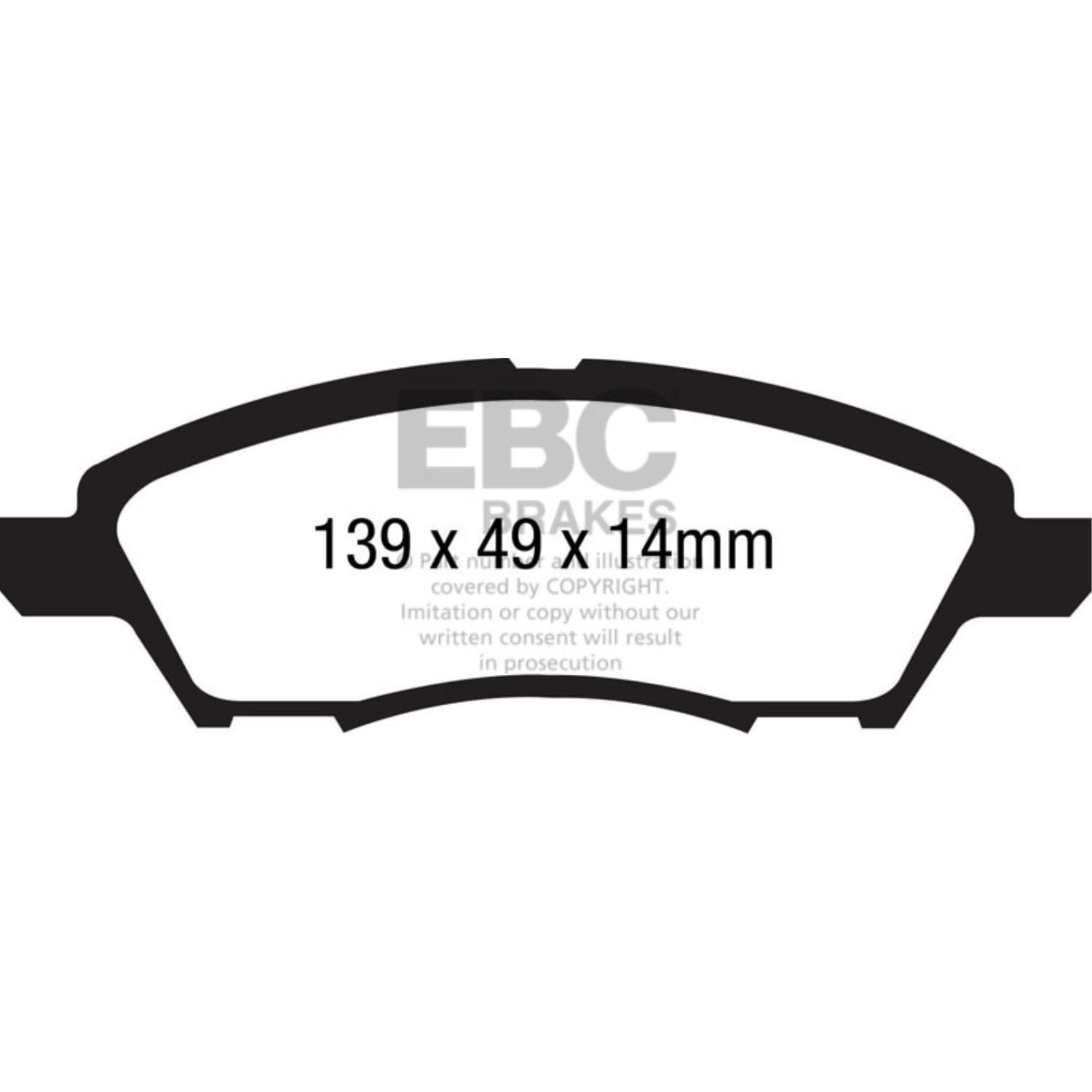 EBC Performance Brake Pads DP21890
