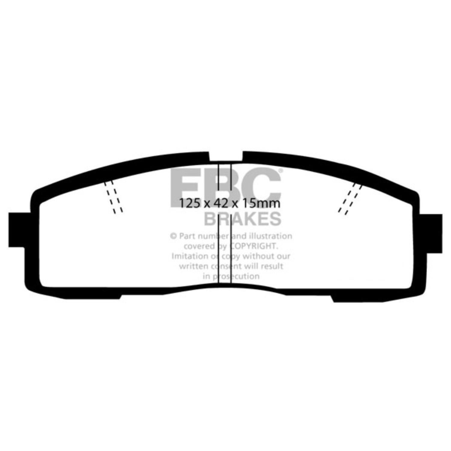 EBC Performance Brake Pads DP26082