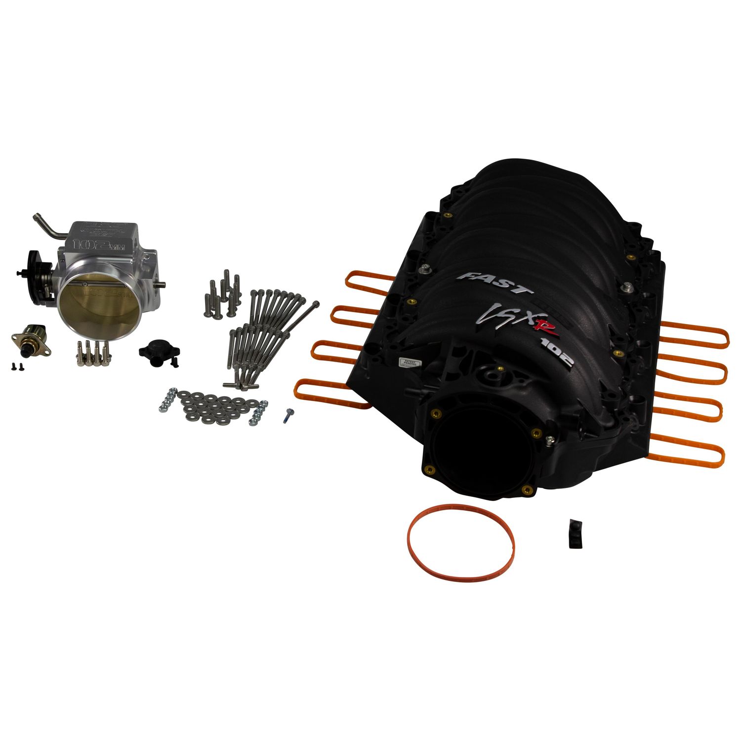 FAST LSXr 102mm LS7 Intake Manifold + 102mm Big Mouth Billet Throttle ...