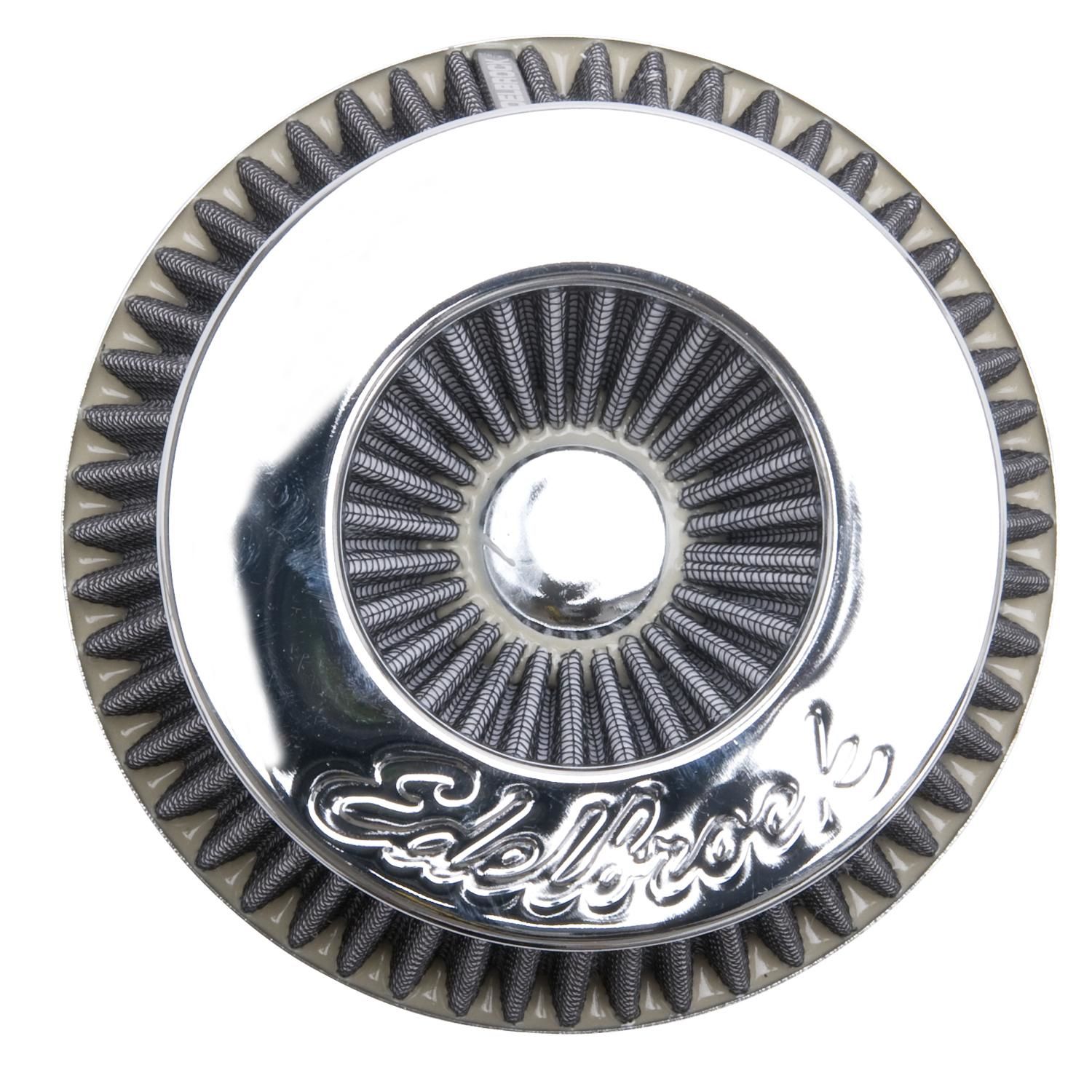 Edelbrock White Universal Pro-Flo Series Medium Conical Air Filter with ...