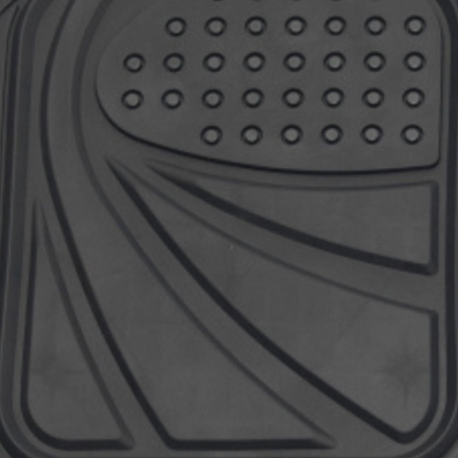 Seal Skin Covers Black PVC Heavy Duty Car Mat Pack 4 Piece