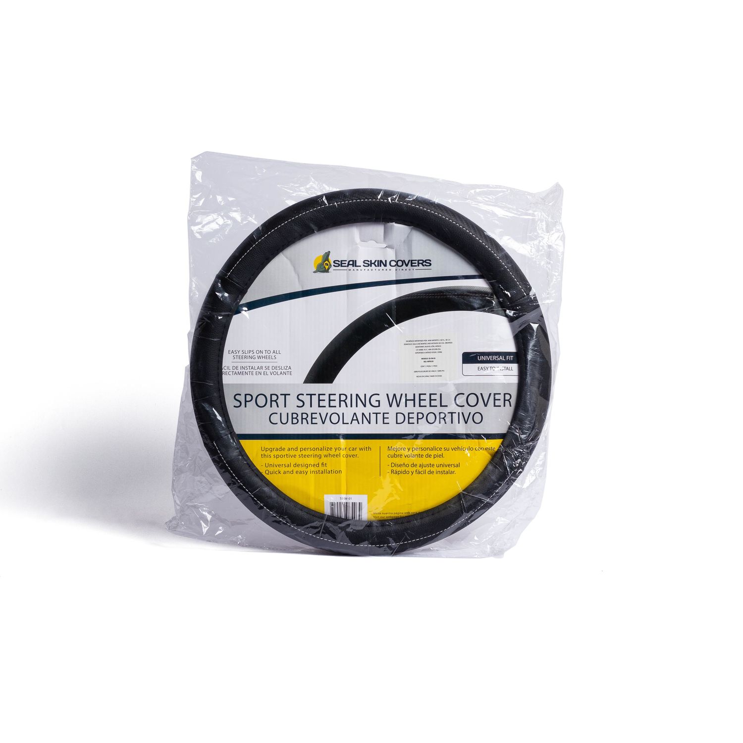 Seal Skin Covers Faux Leather Steering Wheel Cover
