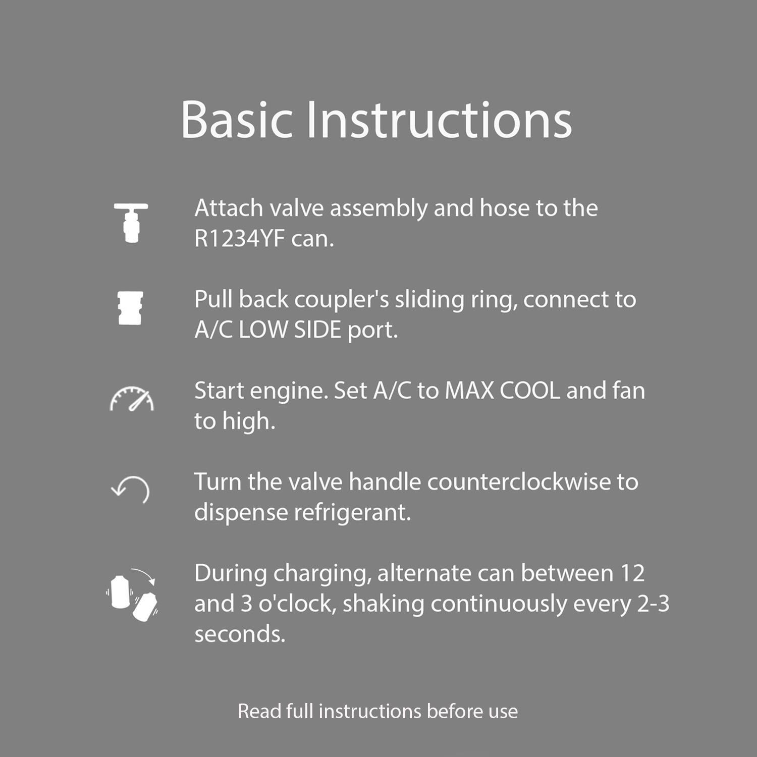 Honeywell R1234yf Refrigerant 8oz