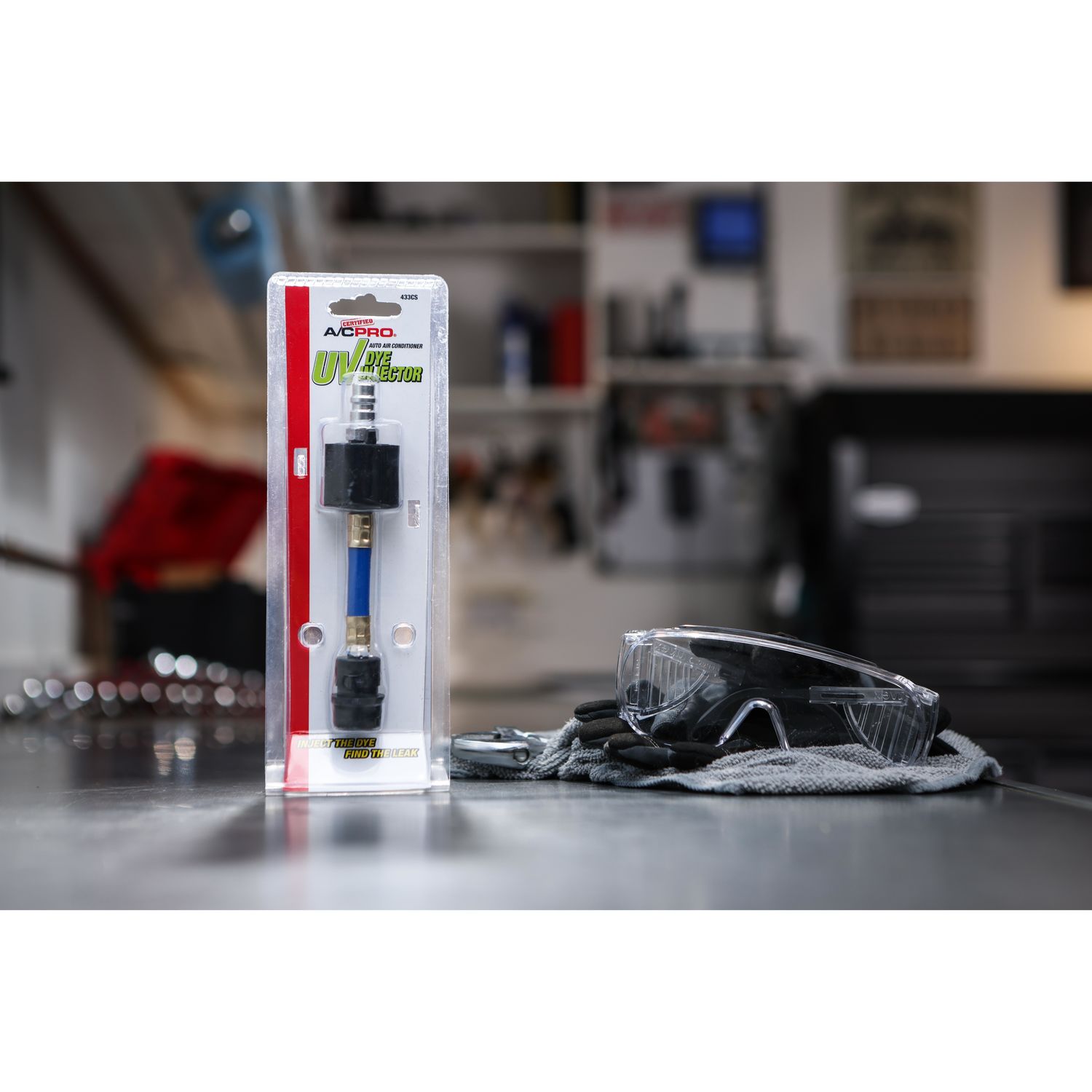 Certified A/C Pro R-134a Leak Detector UV Dye Injector