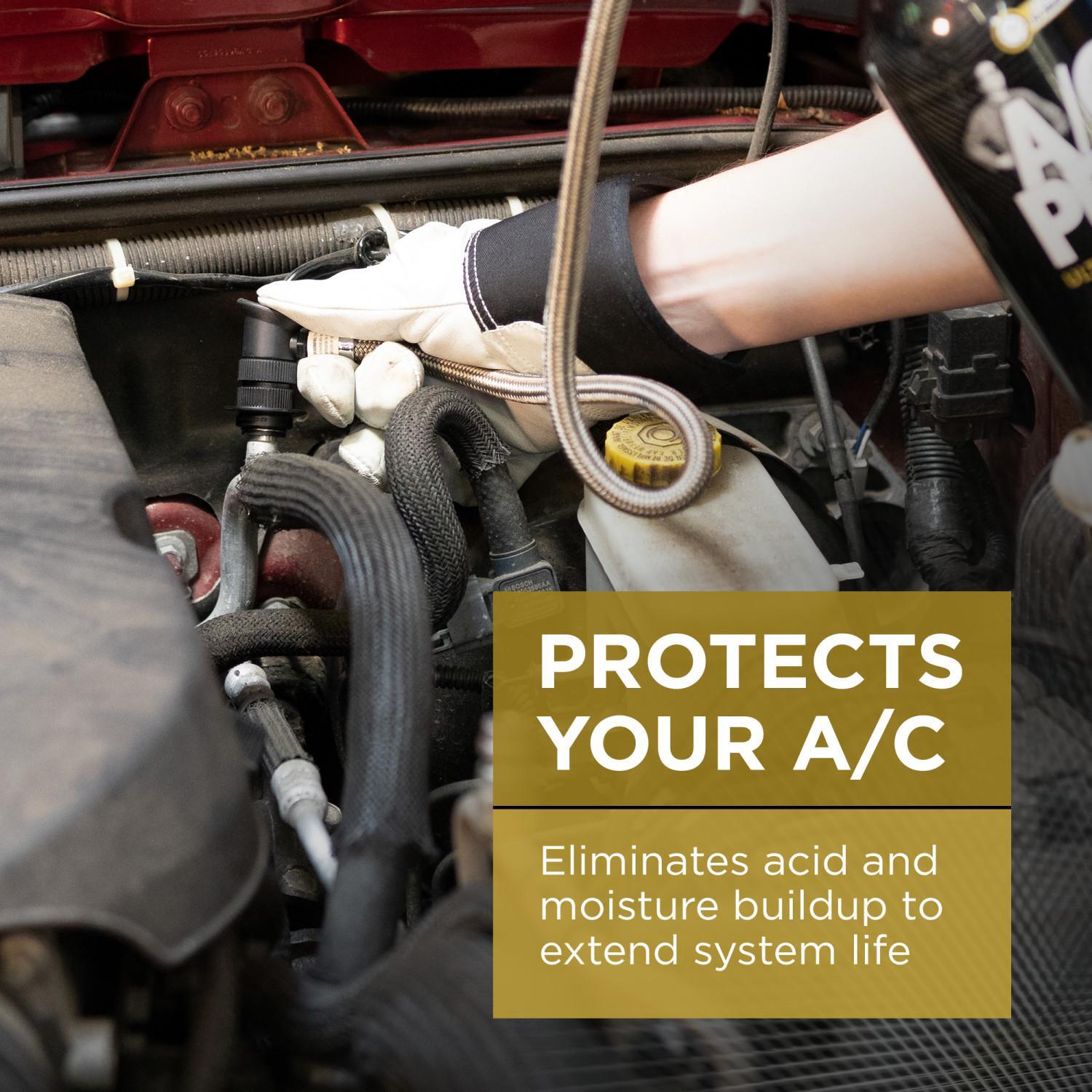 A/C Pro High Mileage R-134a Refrigerant with Stop Leak and UV Dye 10.8oz