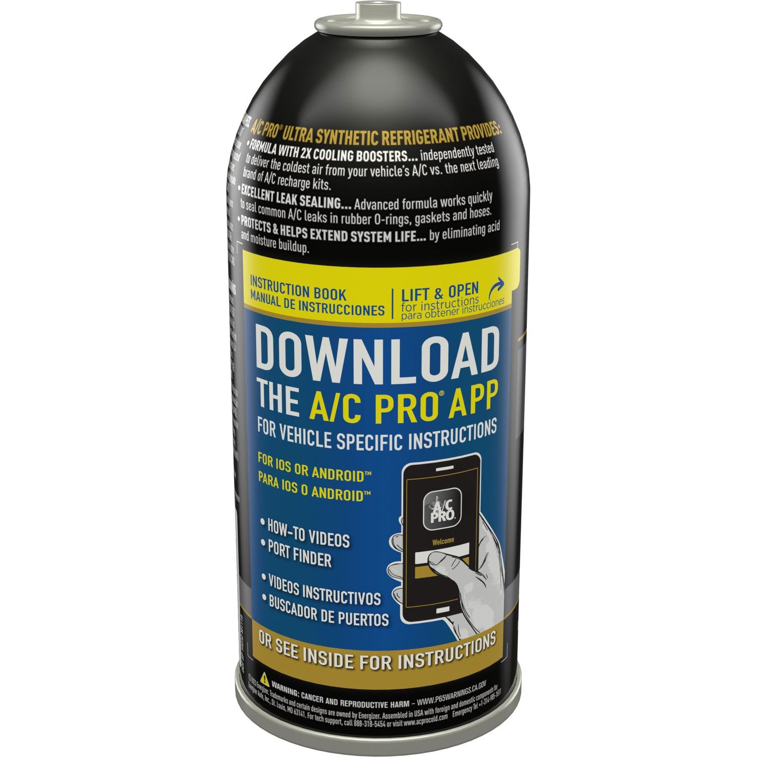 A/C Pro R-134a Refrigerant with Stop Leak 10.8oz