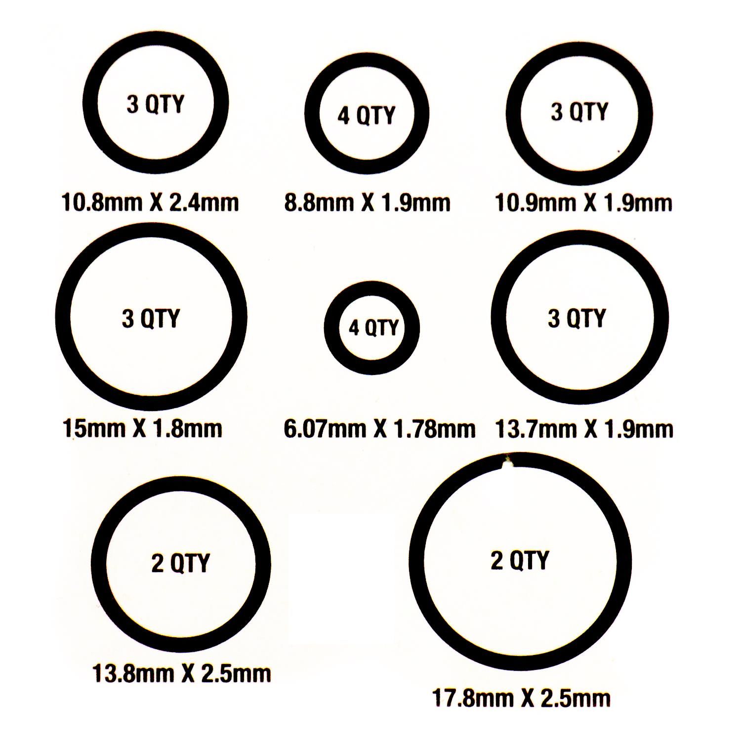 SureBilt A/C System O-Ring Set 24 Piece