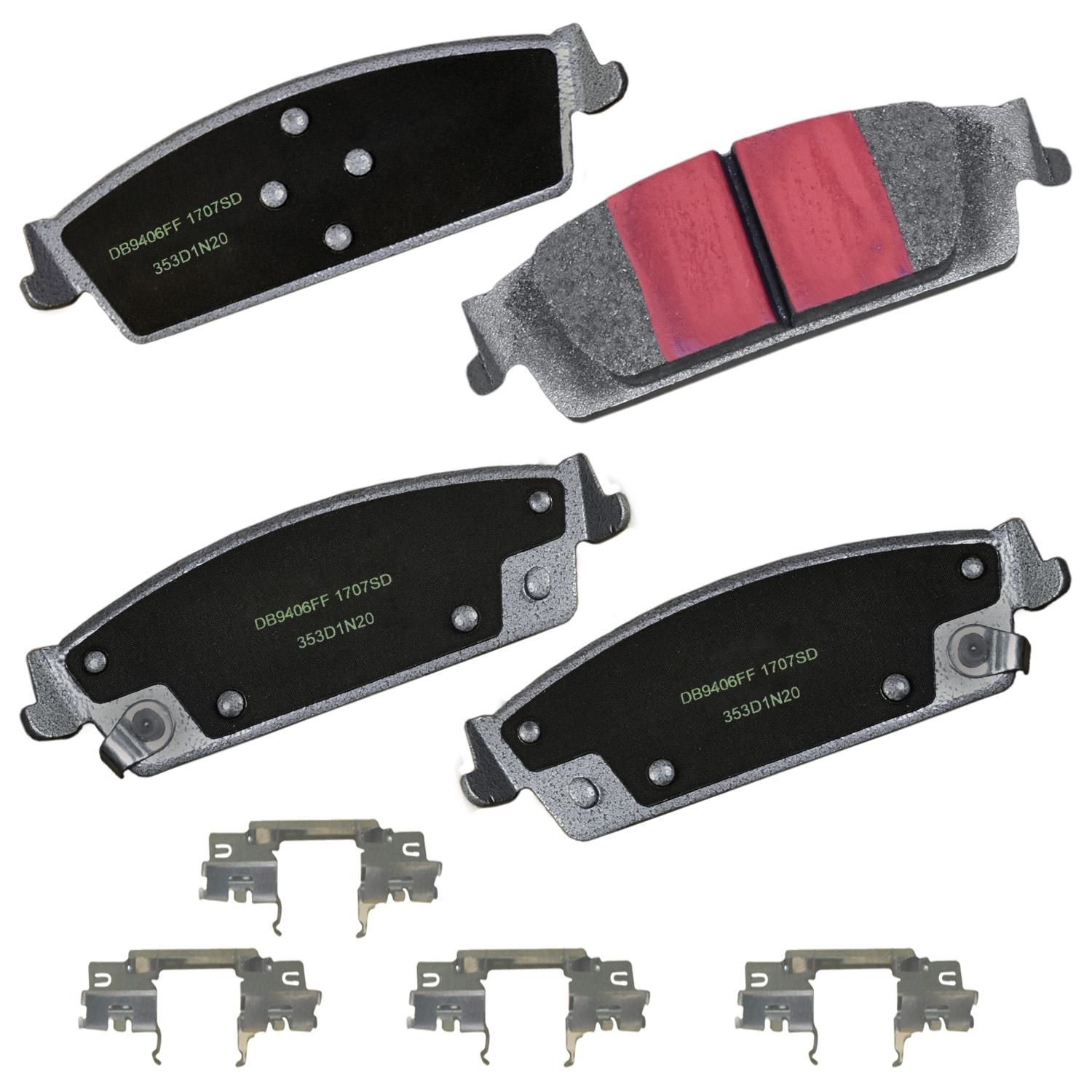 Duralast Severe Duty Semi-Metallic Brake Pads D1707SD
