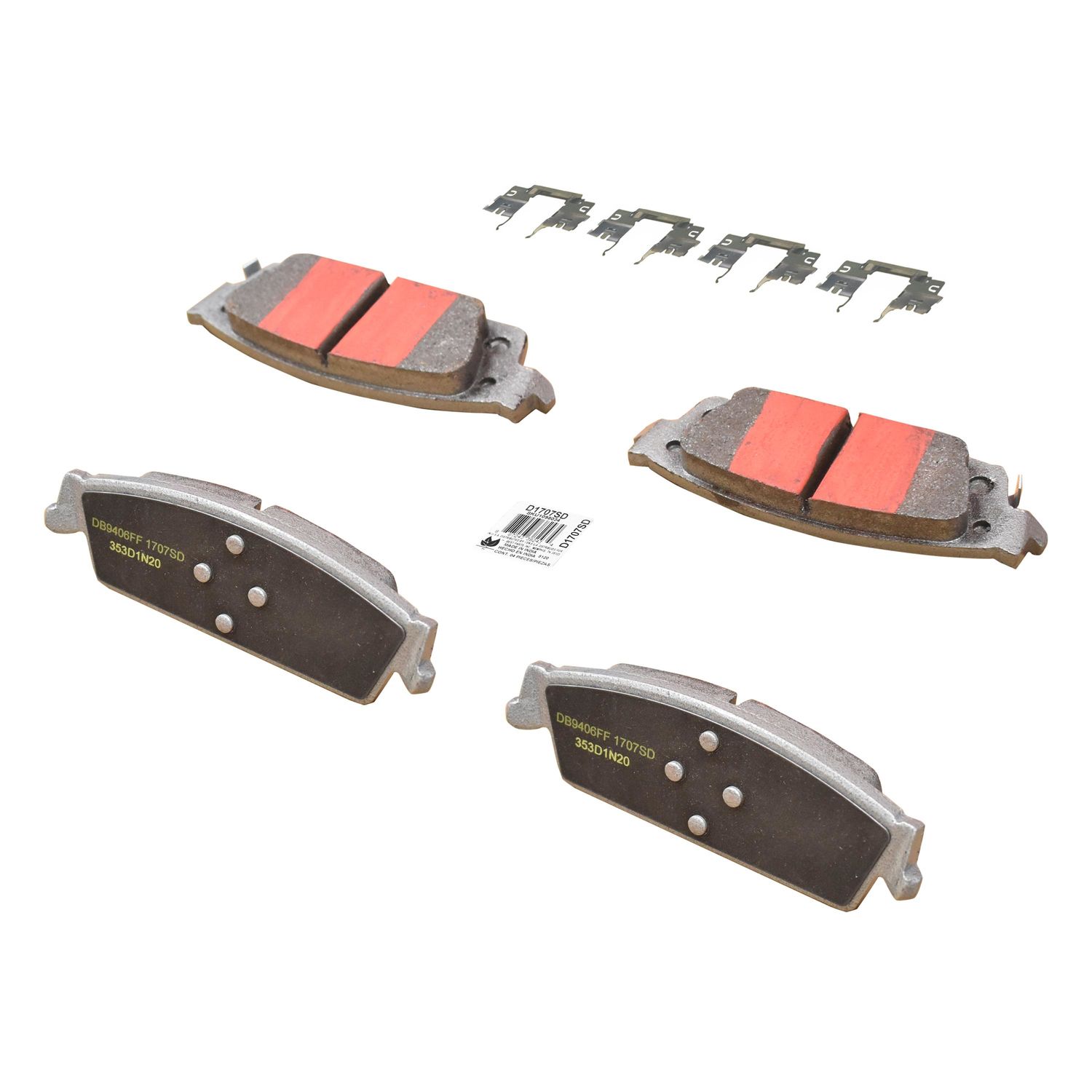 Duralast Severe Duty Semi-Metallic Brake Pads D1707SD