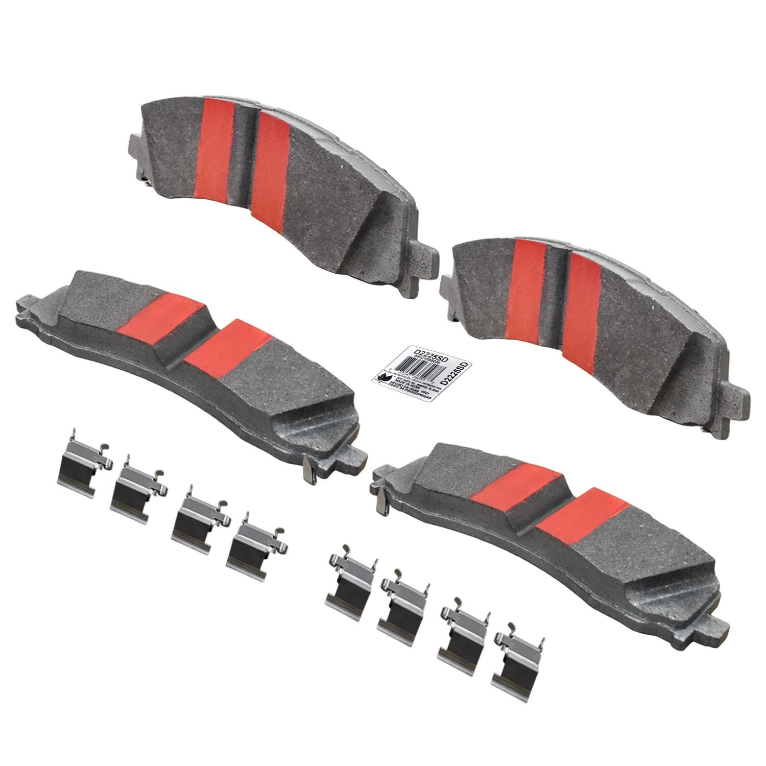 Duralast Severe Duty Semi-metallic Disc Brake Pad Set D2225SD