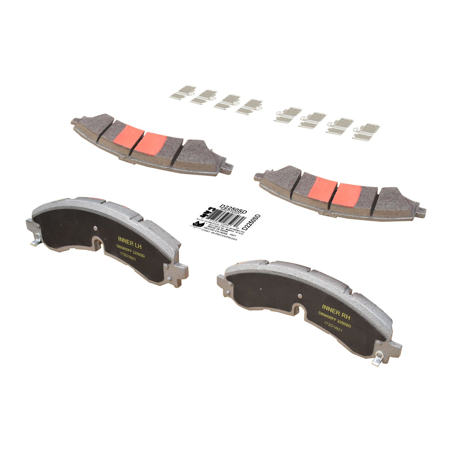 Duralast Severe Duty Semi-metallic Disc Brake Pad Set D2250SD