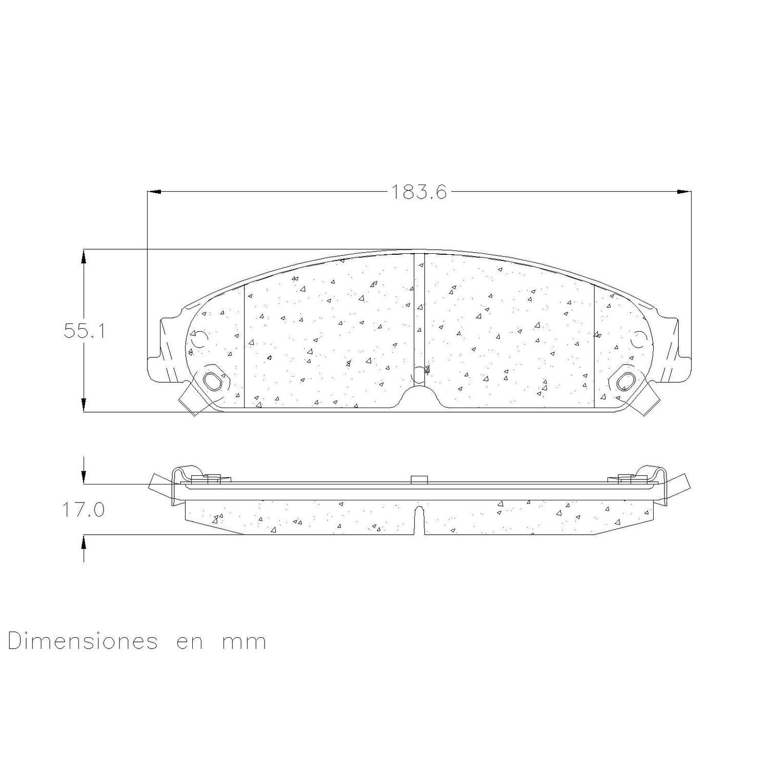 Duralast Gold Ceramic Disc Brake Pad Set DG1058