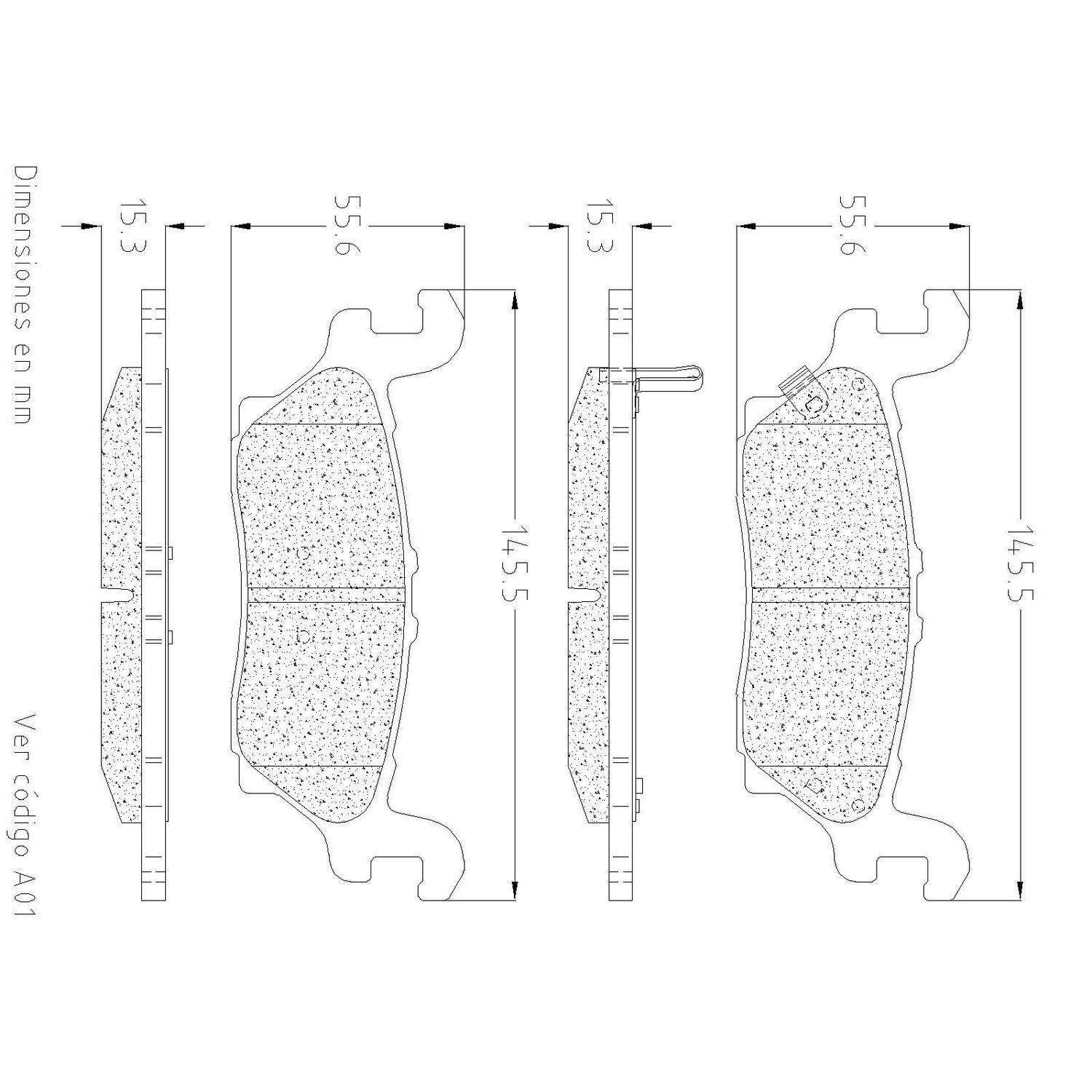 Duralast Gold Ceramic Disc Brake Pad Set DG1120