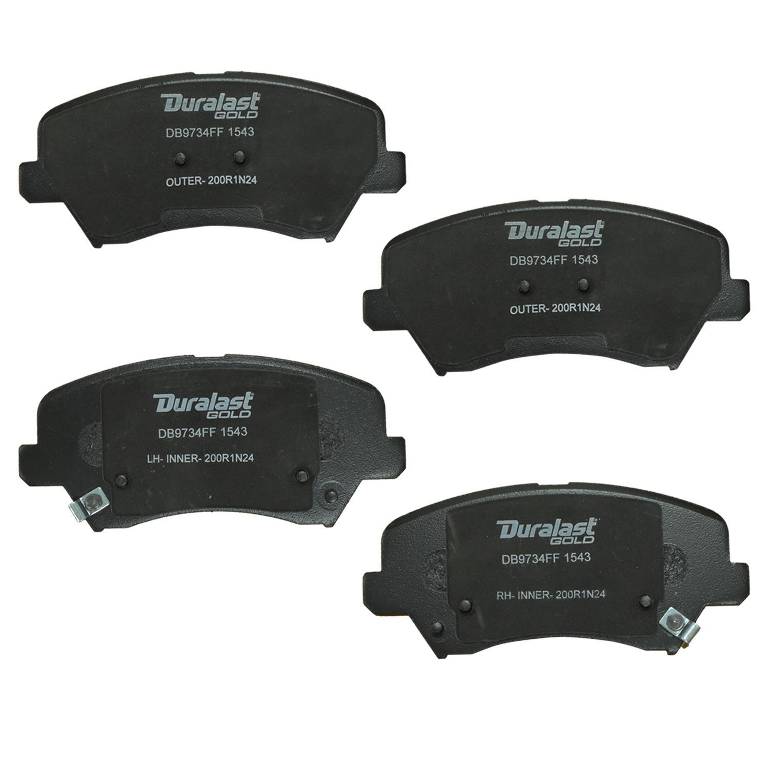 Duralast Gold Ceramic Disc Brake Pad Set DG1543