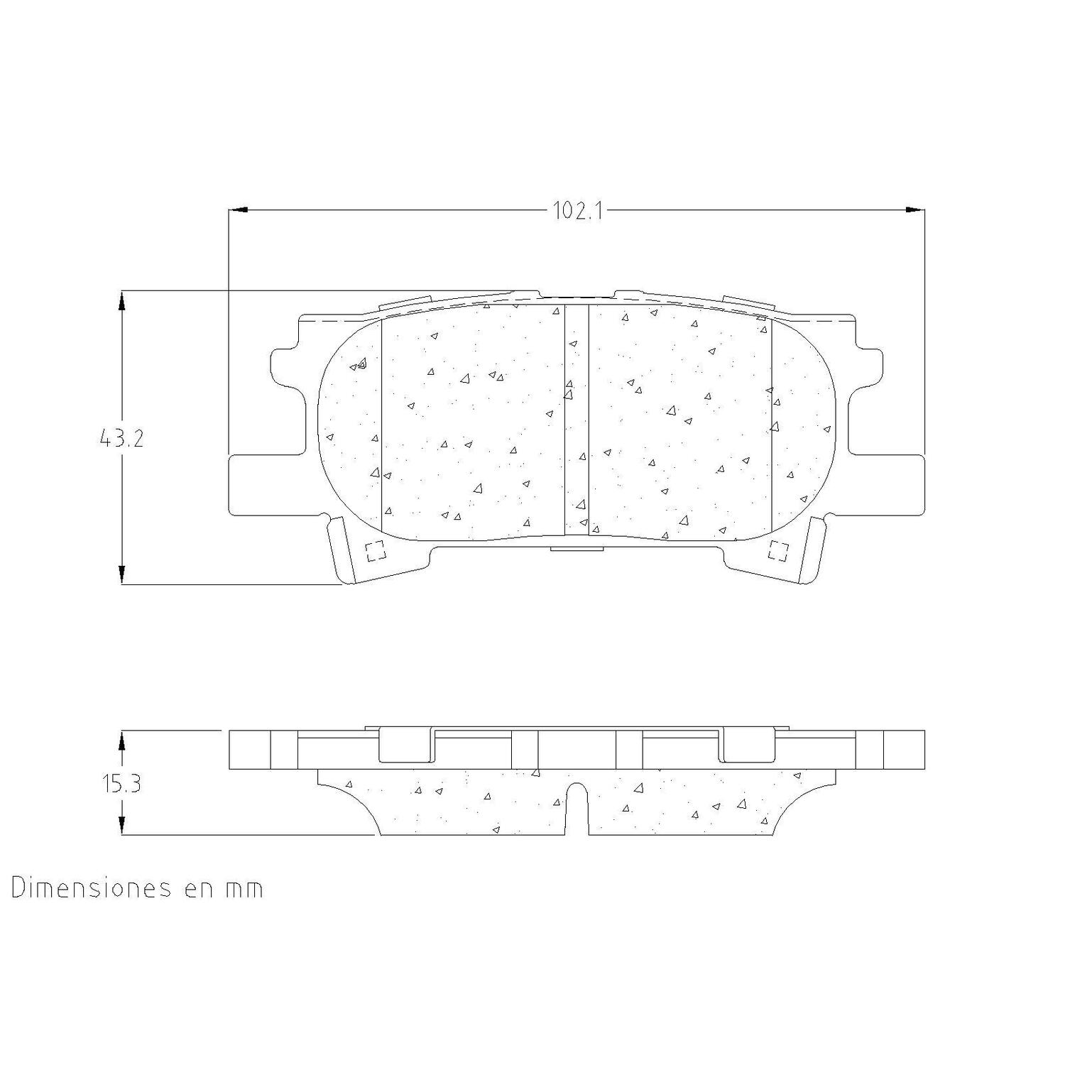 Duralast Gold Ceramic Disc Brake Pad Set DG996