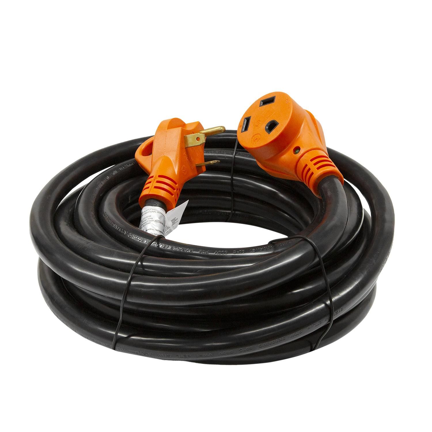 Epicord 30 Amps 50ft Extension Cord Plug with Handles and Polarity ...