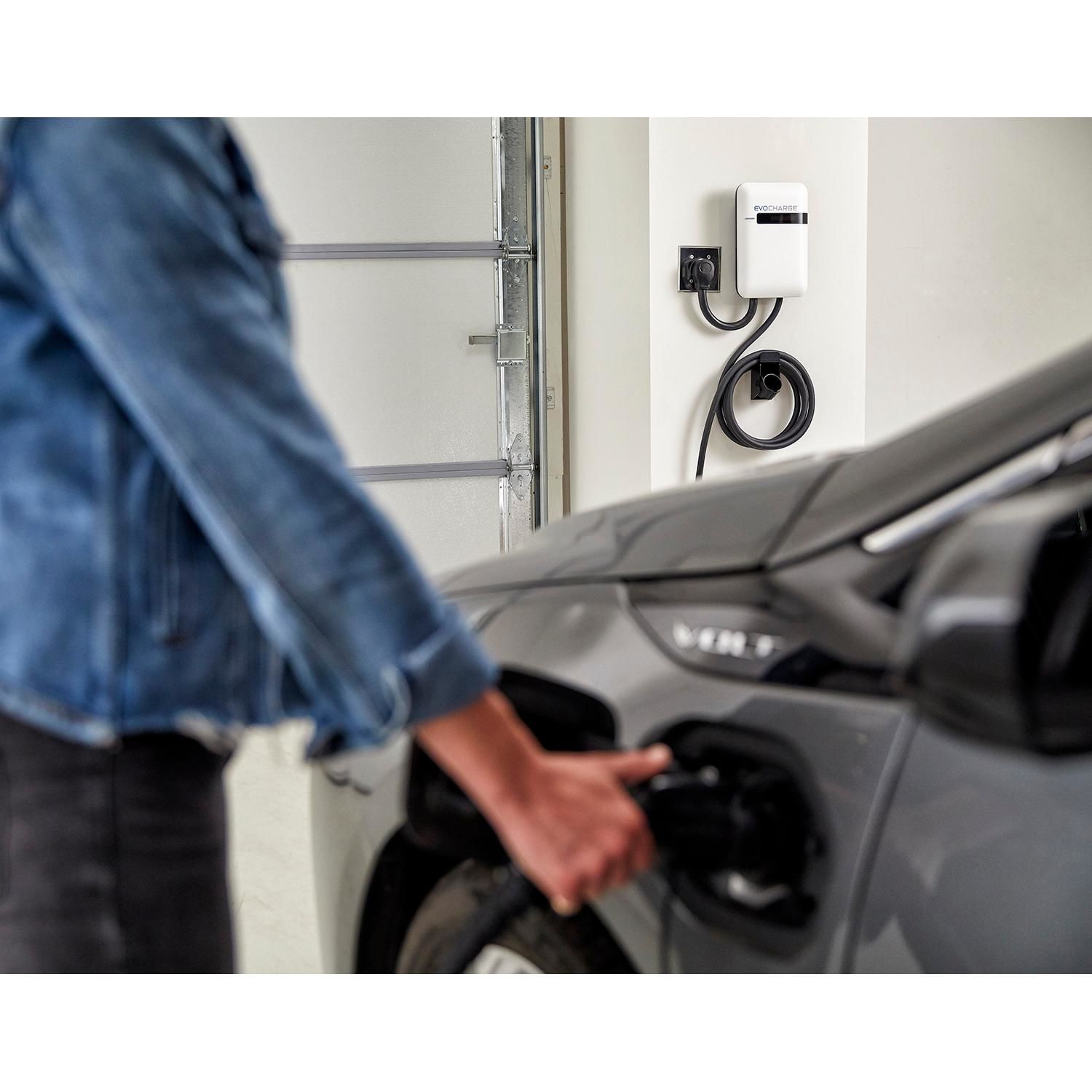 EVOCHARGE 208-240 Volt 20, 30 and 40 Amps, Universal J1772 Plug ...