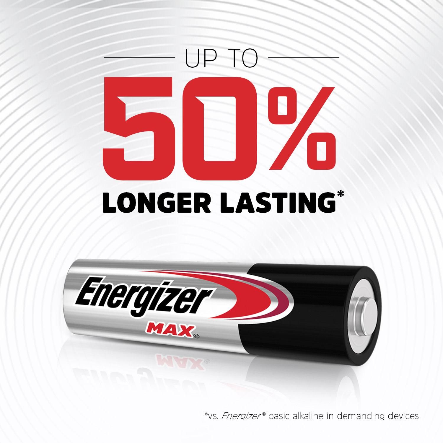Energizer MAX AA Alkaline Batteries 8 Pack