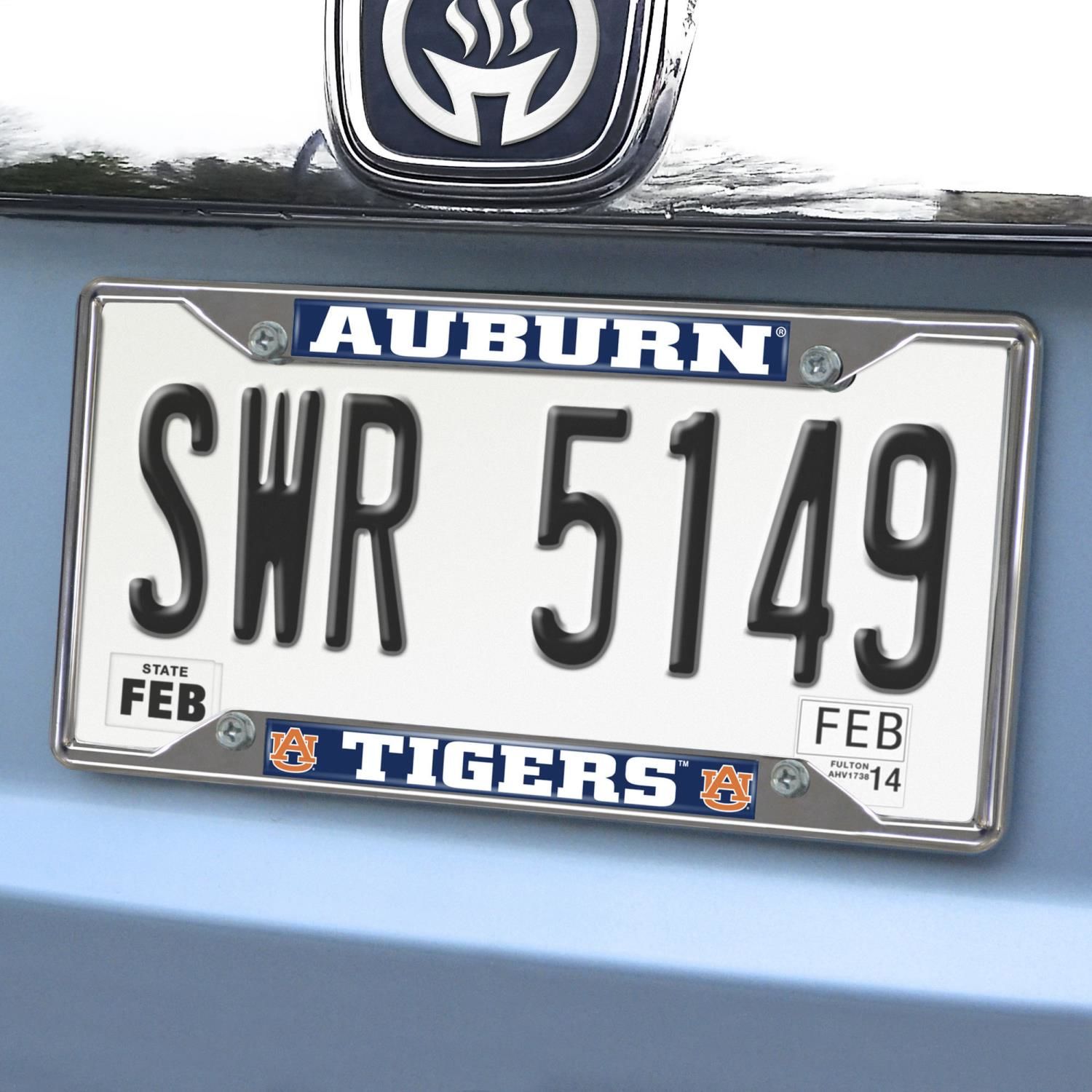 FANMATS Auburn License Plate Frame