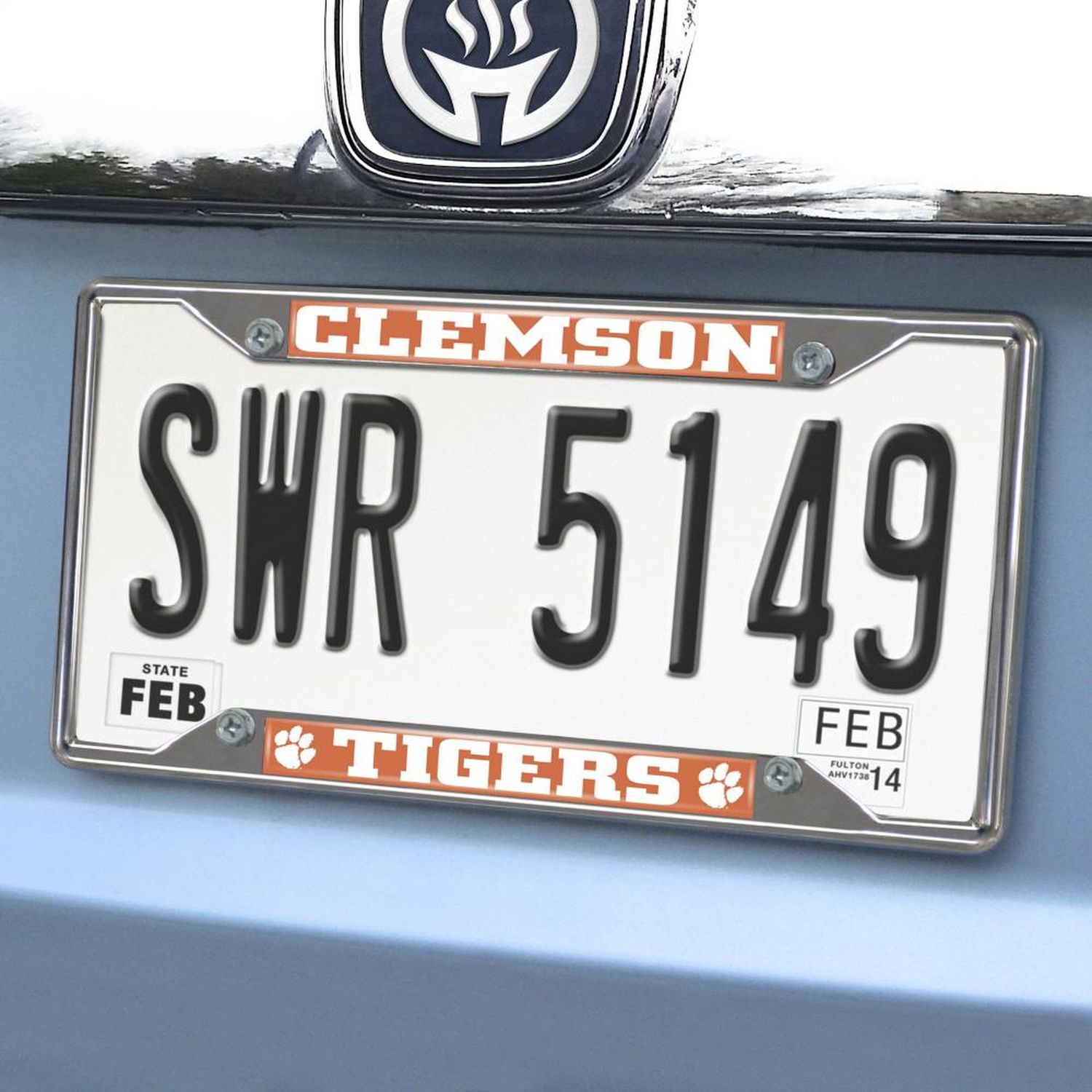 FANMATS Clemson University License Plate Frame