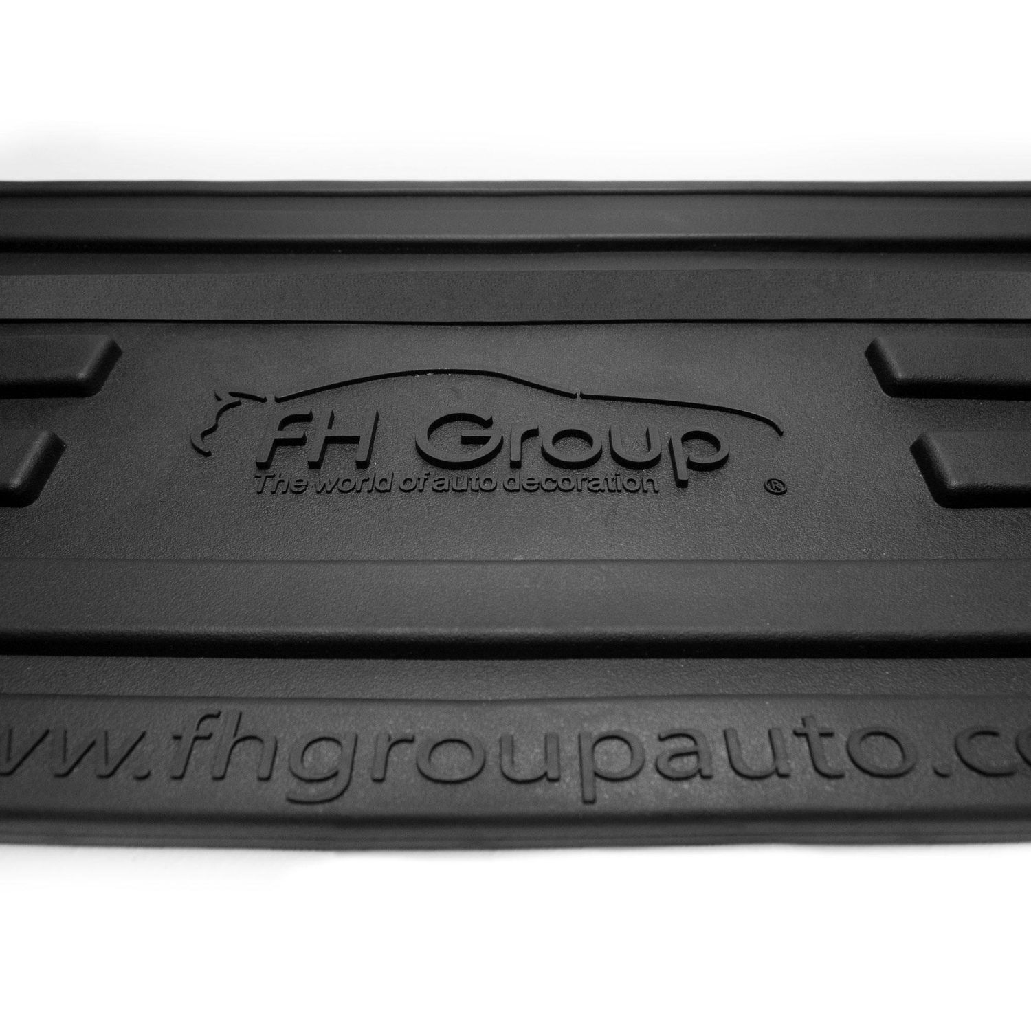 FH Group Rubber Bumper Guard with Safety Reflectors Protects Bumper