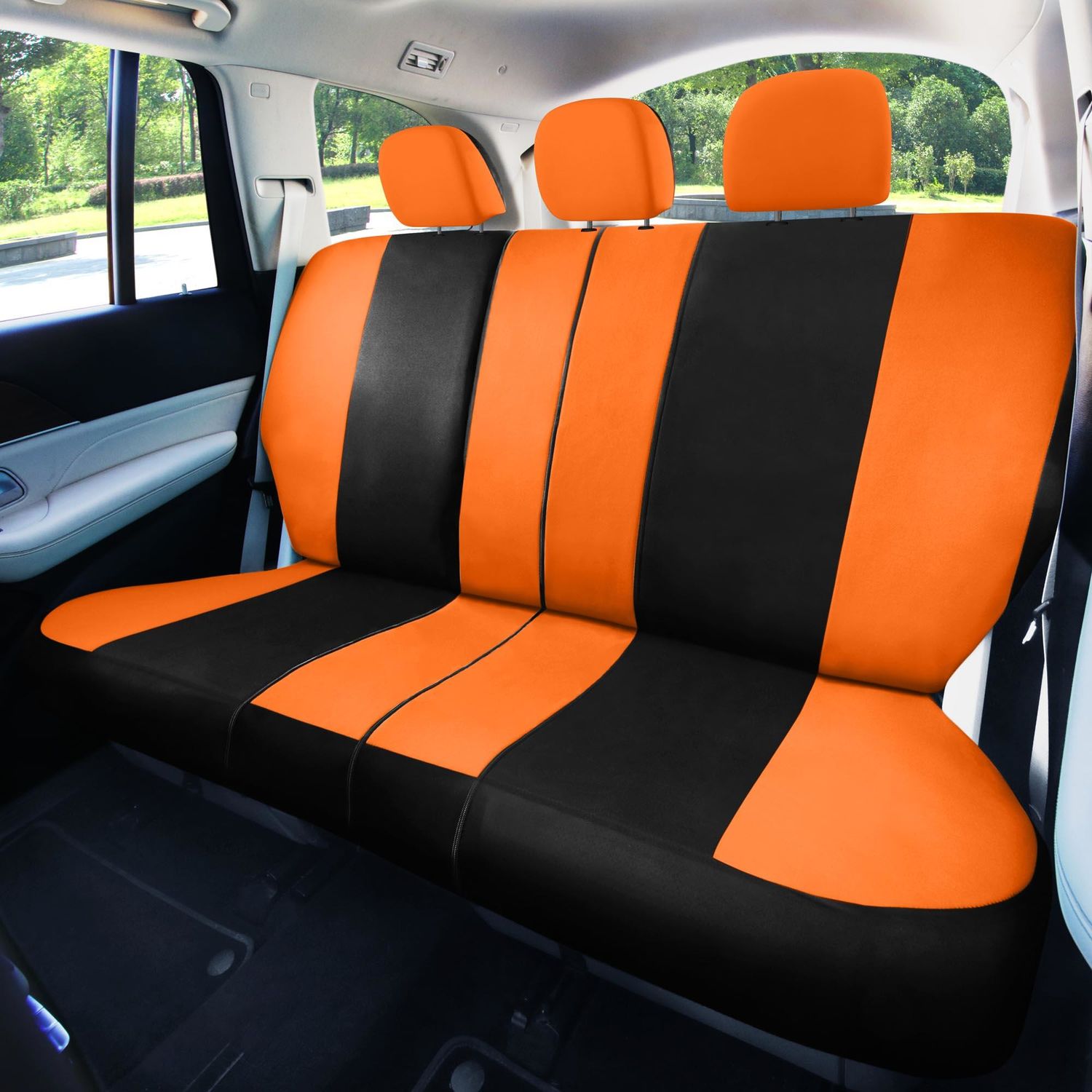 FH Group Light and Breezy Flat Cloth Full Seat Cover Set