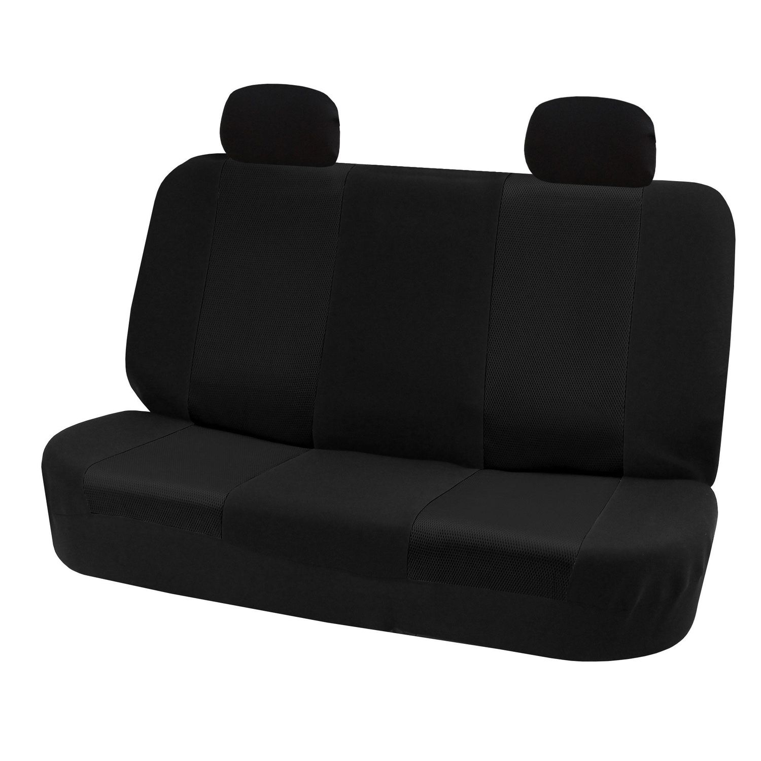 FH Group Black Super Soft and Textured 3D Air Mesh Fabric Seat Covers ...