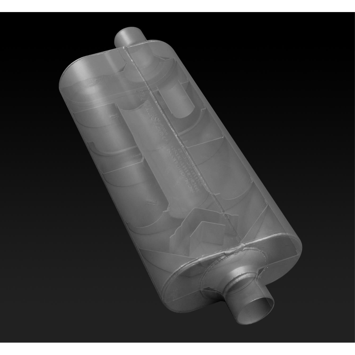 Flowmaster 40 Series 3in Center Inlet x 3in Center Outlet Delta Flow ...