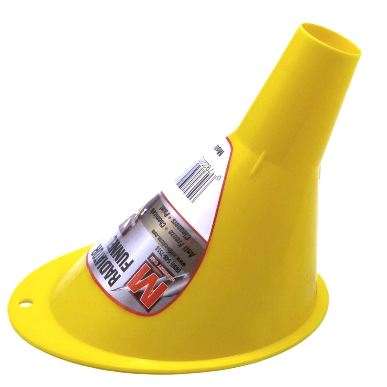 FloTool Black Big Mouth Funnel with No-Mess Splash Guard