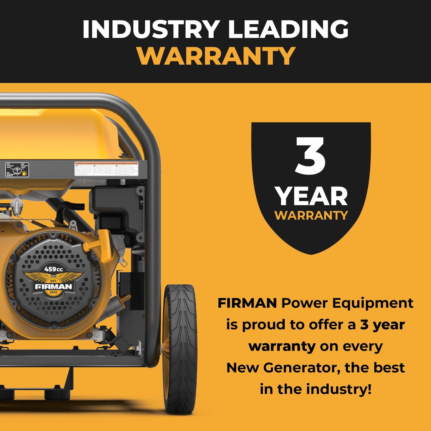 Firman Power Equipment 11,600/9,300 Watts Remote Start Adapter CO Alert ...