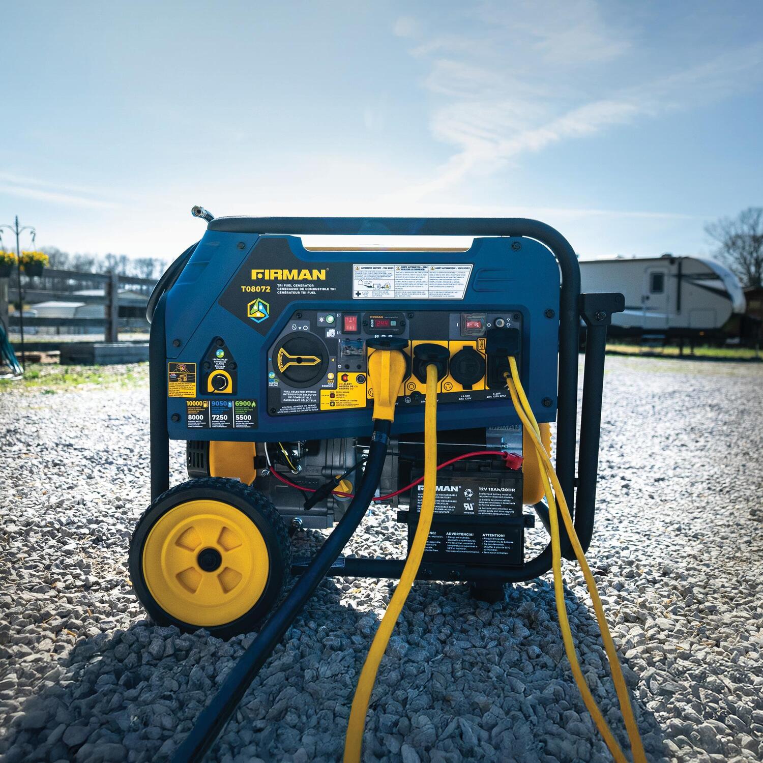 Firman Power Equipment 10,000/8,000 Watts Electric Start Wheel Kit CO ...
