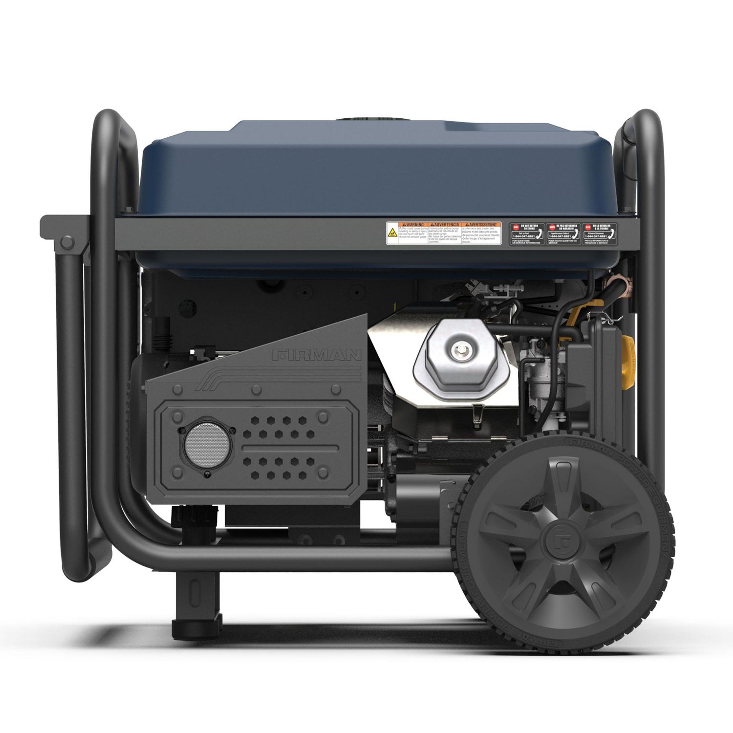 Firman Power Equipment Tri Fuel Portable Generator 11400/9200W Electric ...